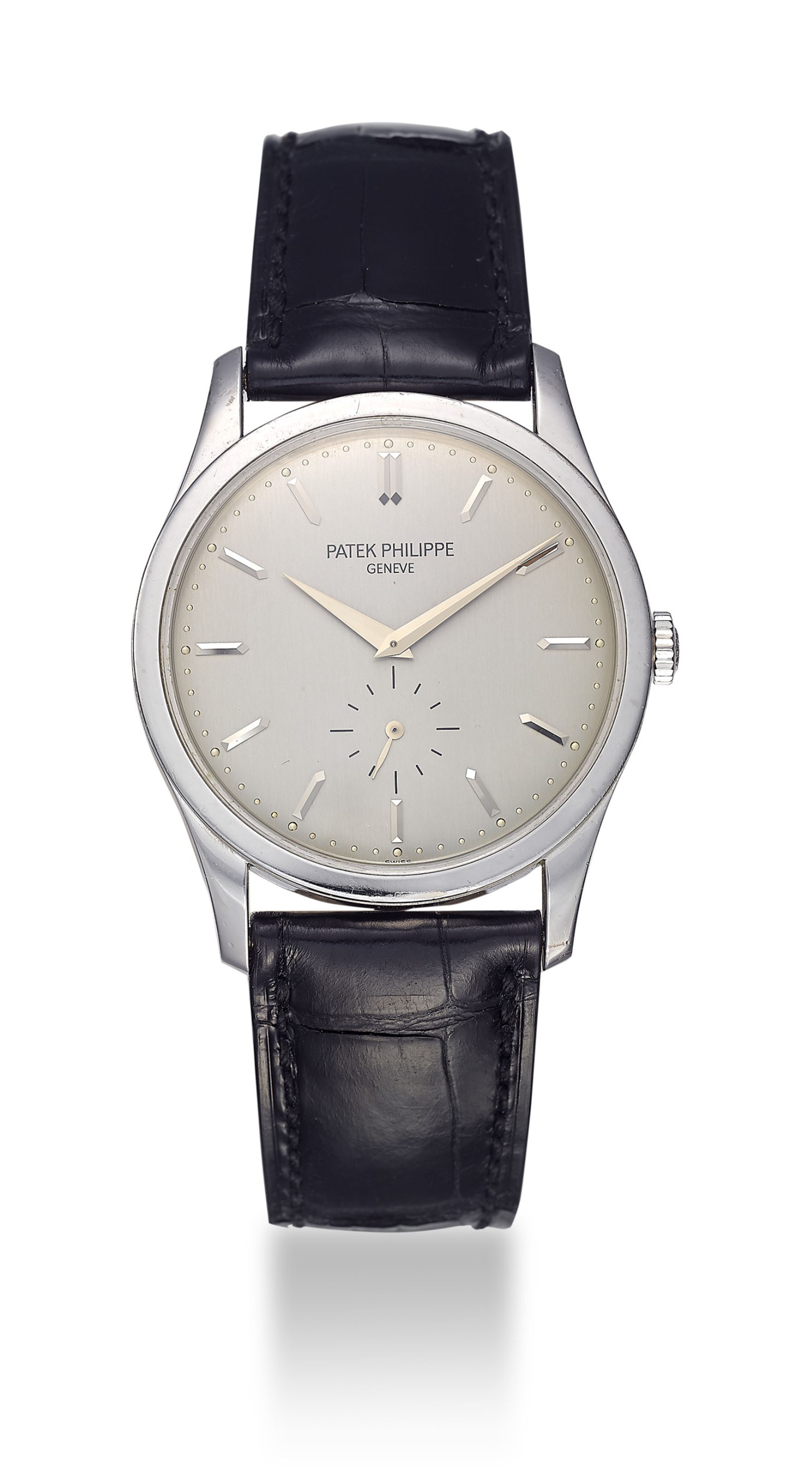 PATEK PHILIPPE, WHITE GOLD CALATRAVA, REF. 5196, MOVEMENT NO. 1'890'209 ...