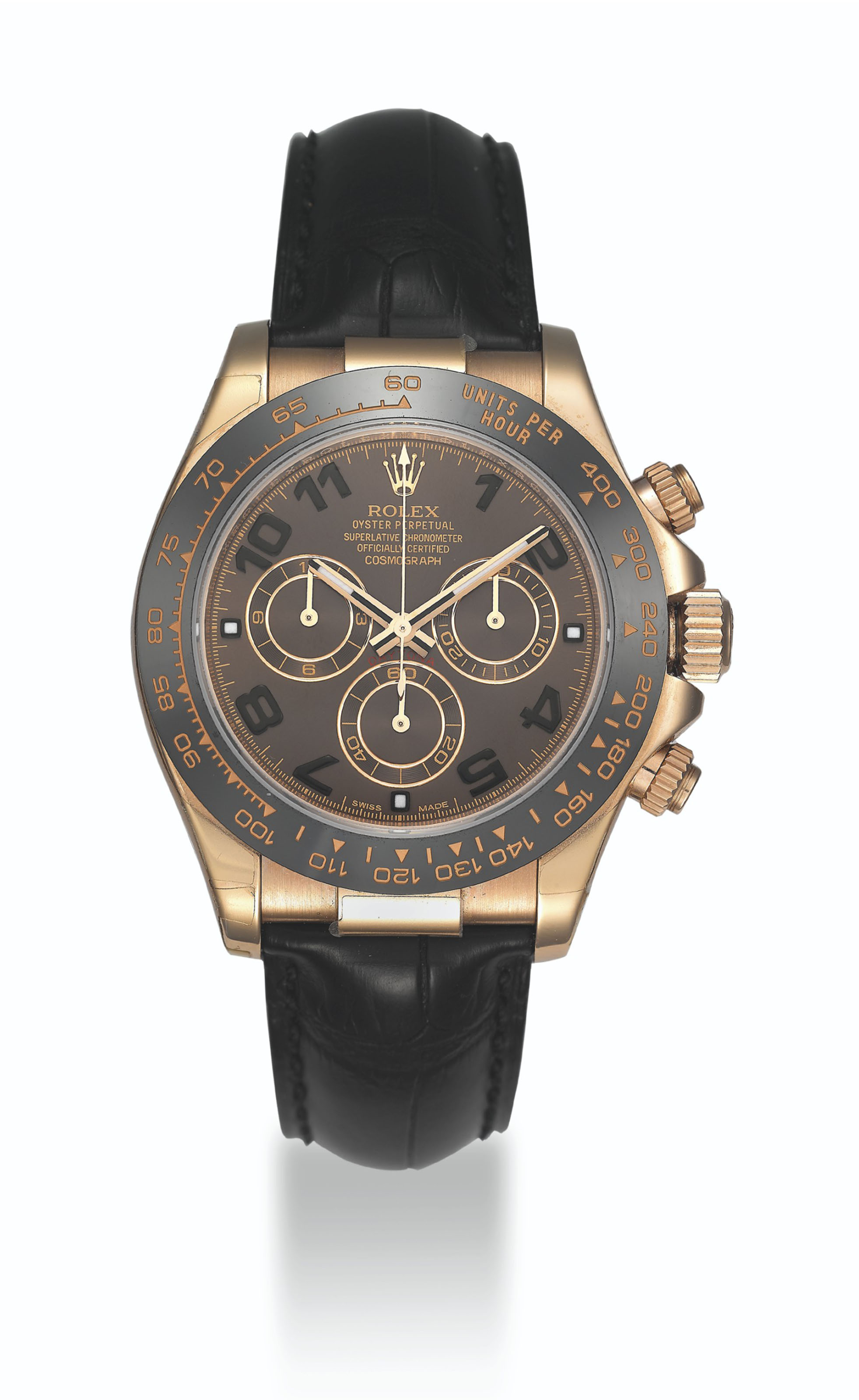 ROLEX, PINK GOLD DAYTONA, REF. 116515LN, CASE NO. 915G2141 | Christie’s