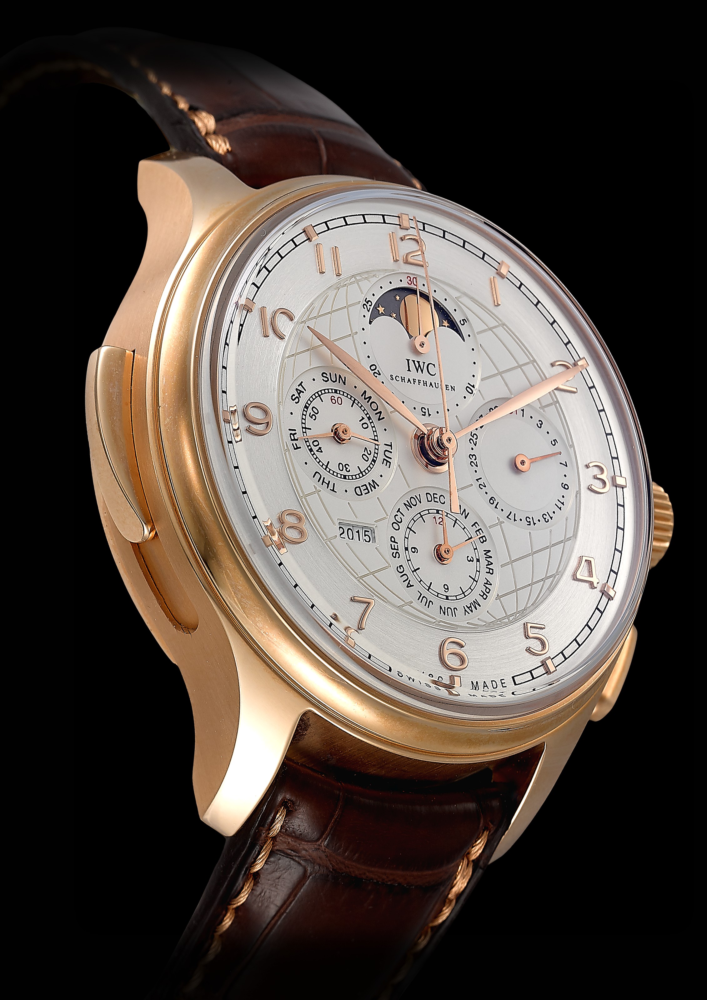 IWC, LIMITED EDITION PINK GOLD PORTUGIESER GRANDE COMPLICATION WITH ...