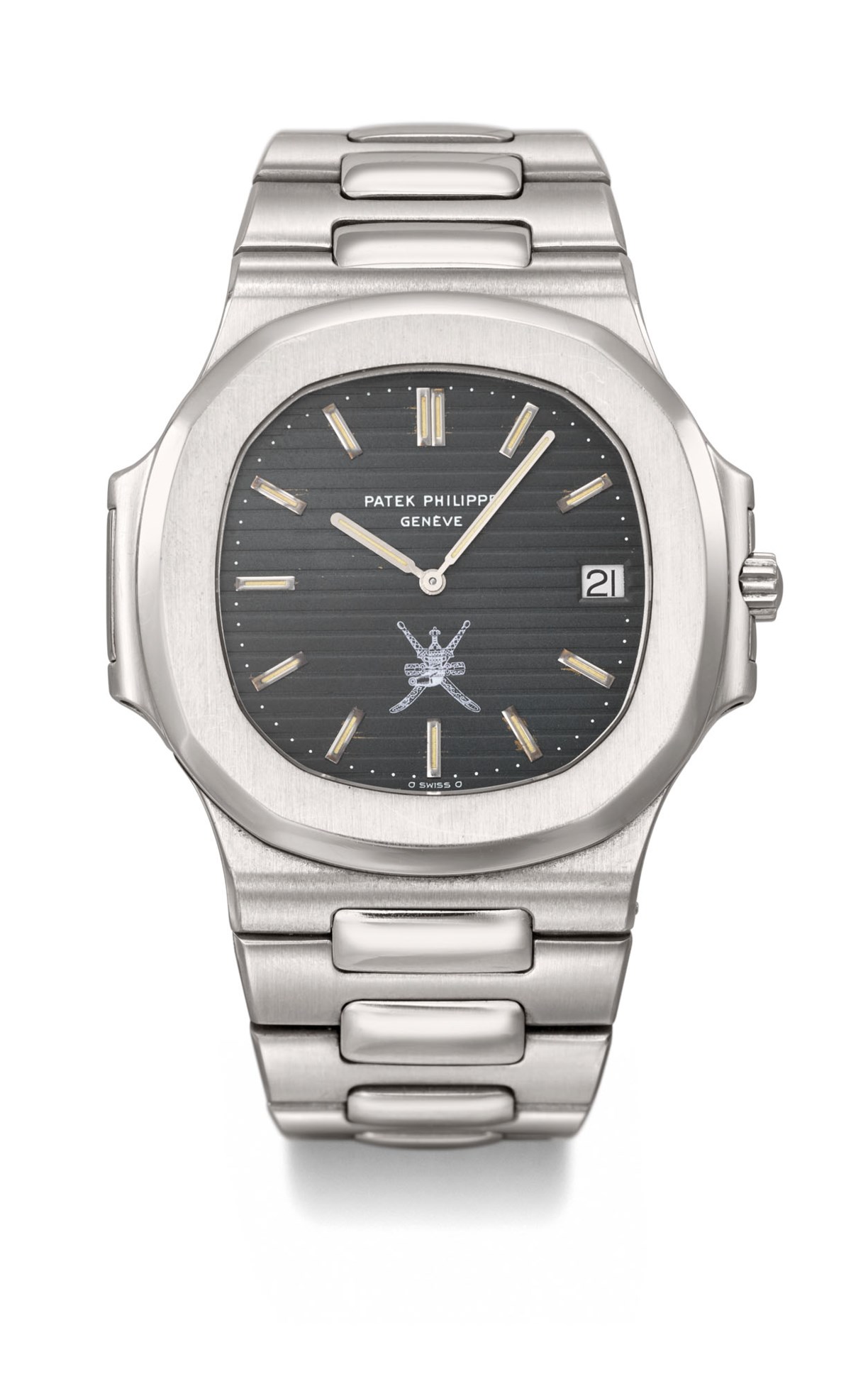 Patek Philippe. An exceptionally rare and fine stainless steel ...