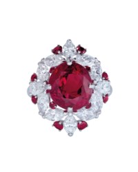 RUBY AND DIAMOND RING, DAVID MORRIS | Christie's