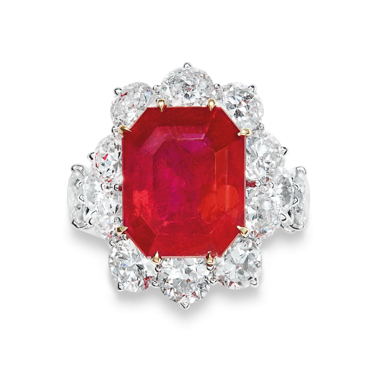 RUBY AND DIAMOND RING, JAR | Christie's