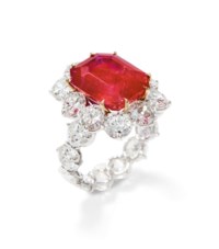 RUBY AND DIAMOND RING, JAR | Christie's