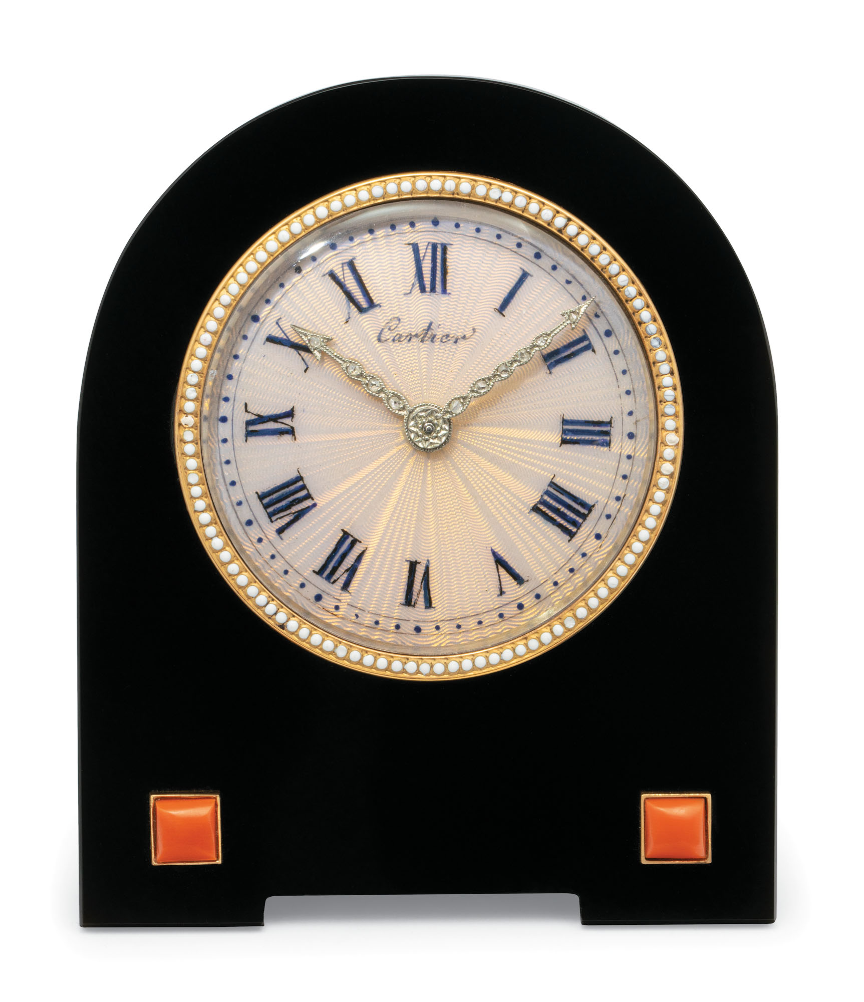 onyx table top clock