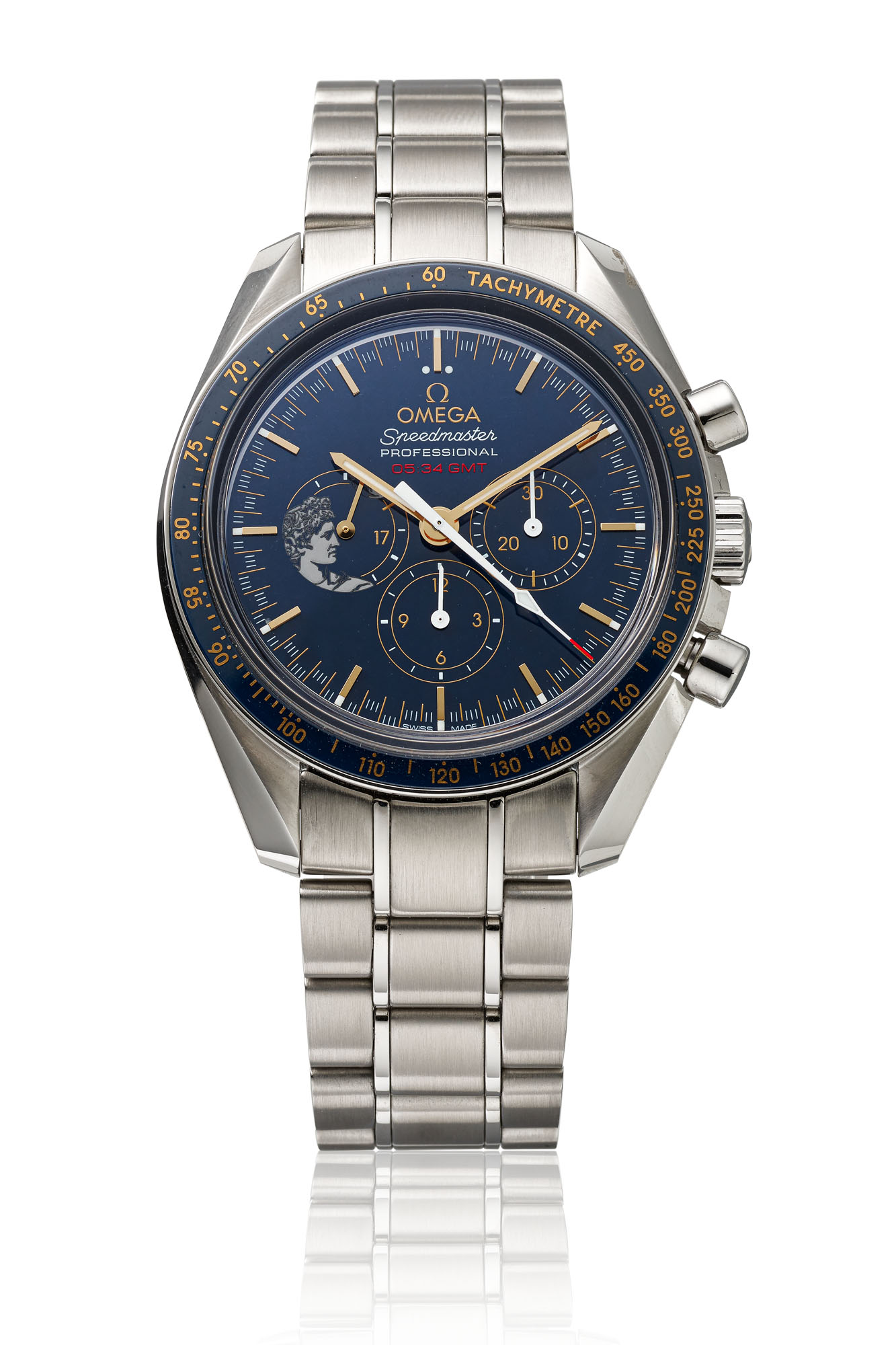 OMEGA, STEEL LIMITED EDITION APOLLO XVII ANNIVERSARY CHRONOGRAPH ...