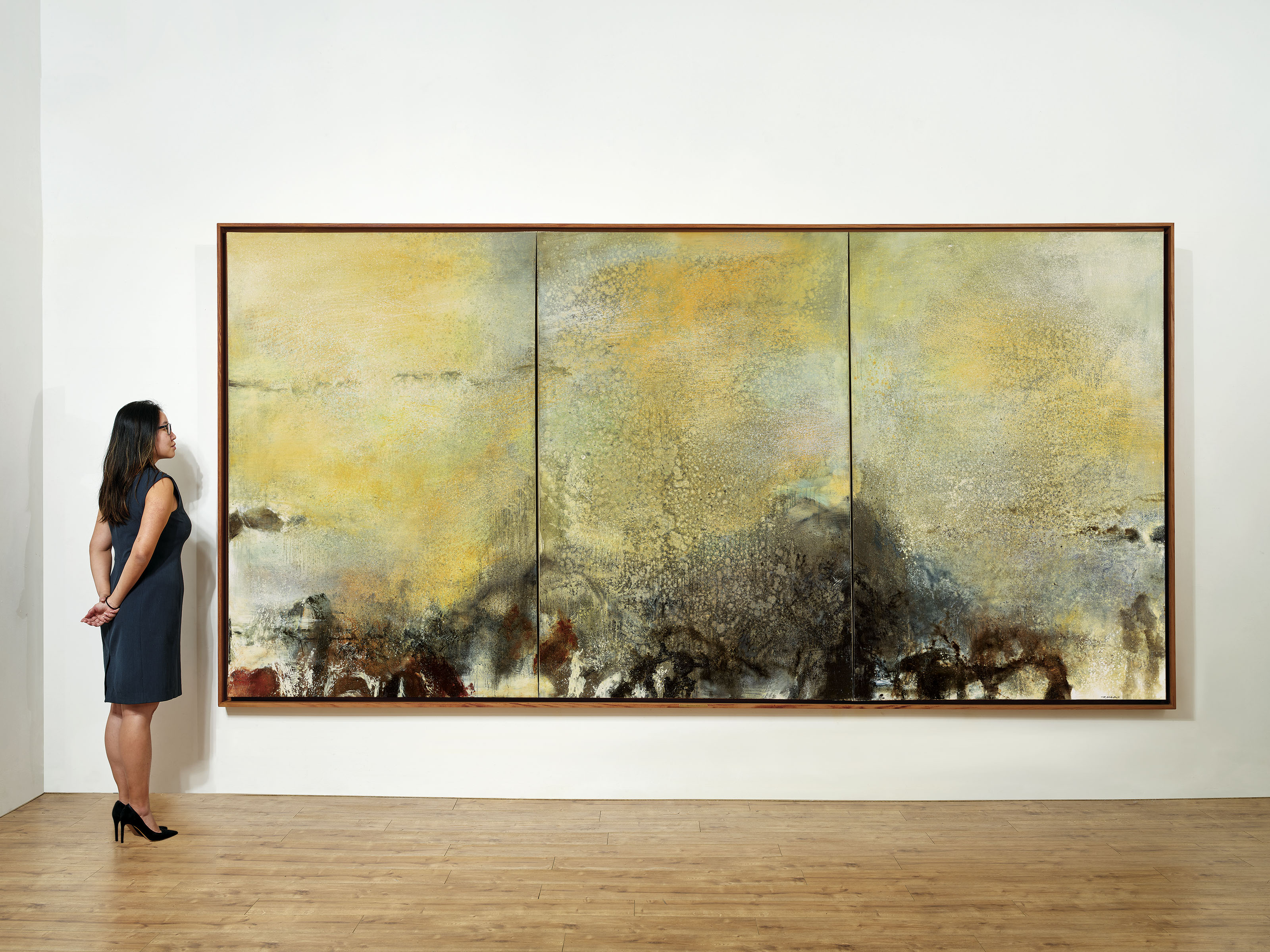 ZAO WOU-KI (ZHAO WUJI, 1920-2013) , 15.01.82 - Triptyque | Christie's