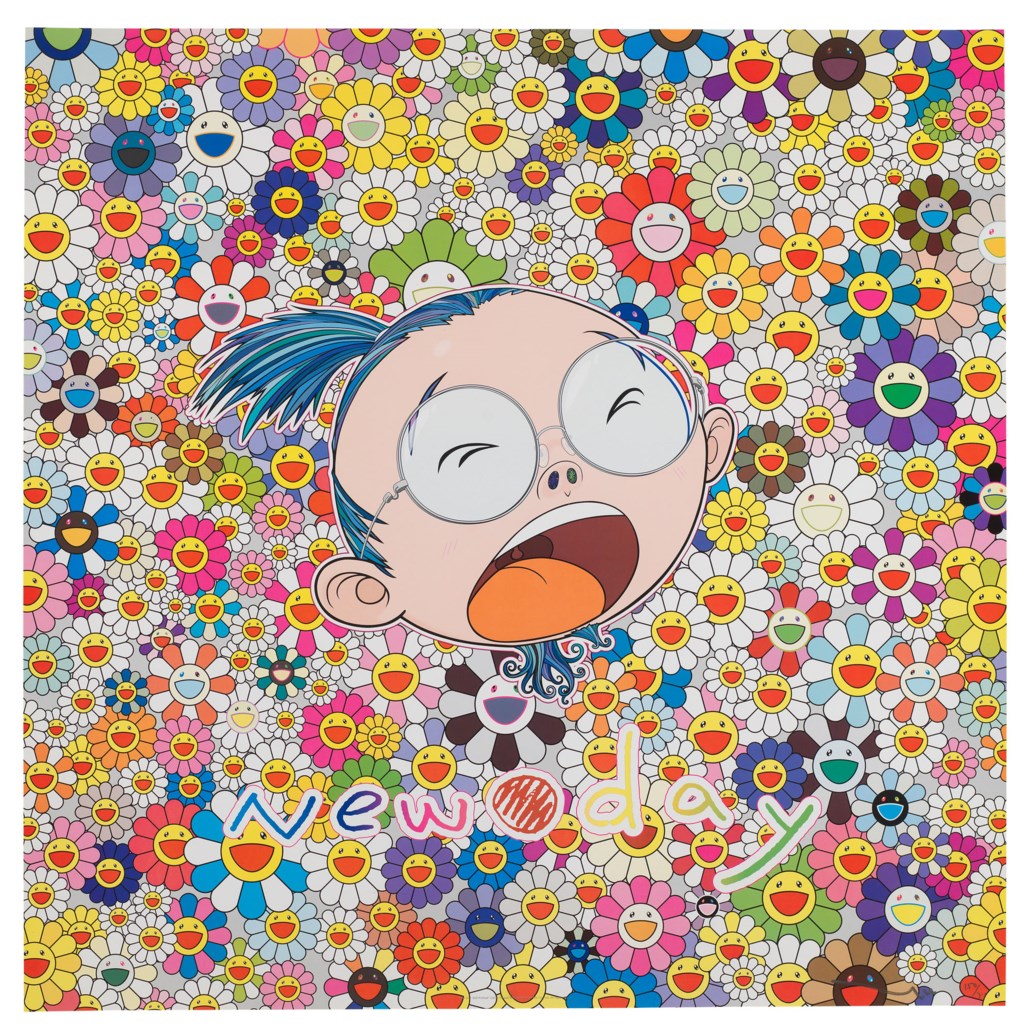 TAKASHI MURAKAMI (B. 1962), New Day: DOB Totem Pole New ;& Day: Self ...