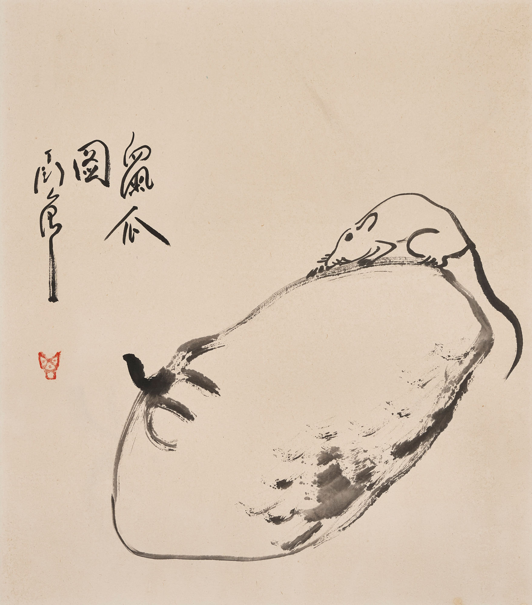 DING YANYONG (1902-1978), Mouse and Melon | Christie’s