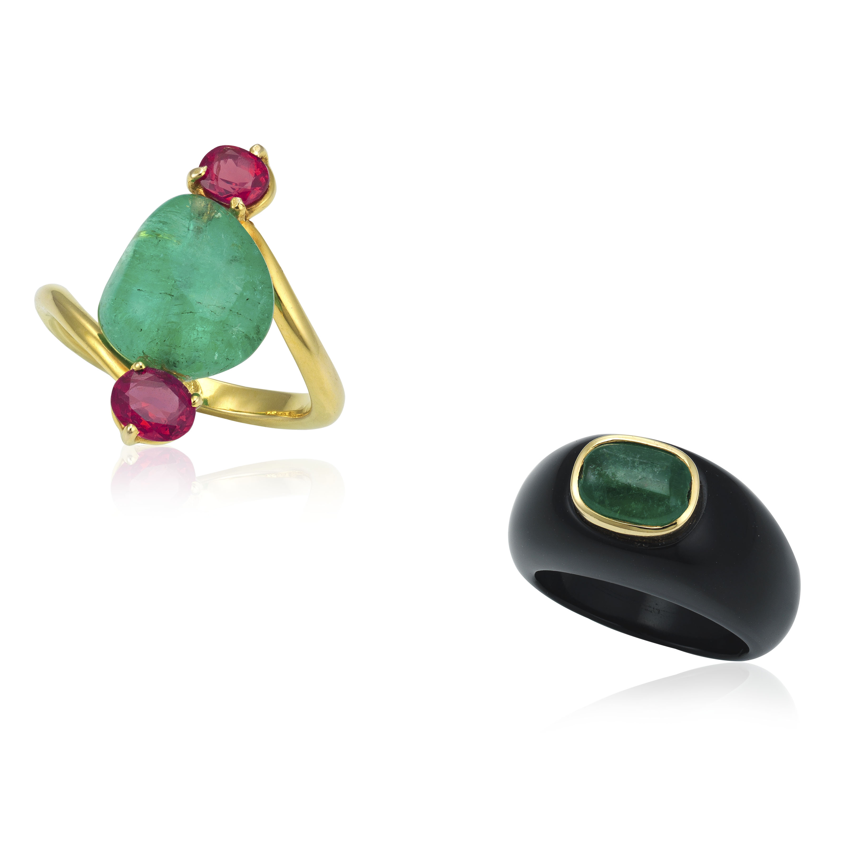 TWO EMERALD RINGS, | Christie’s
