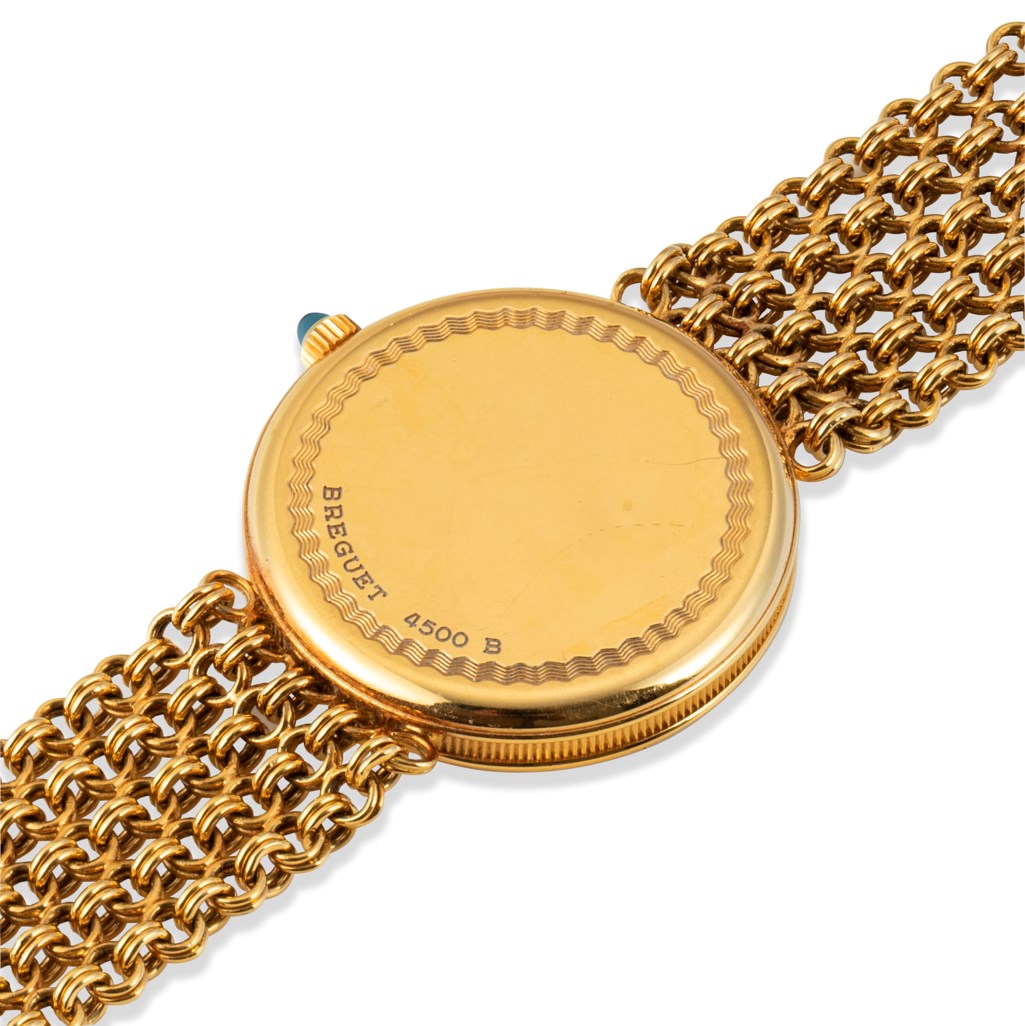 BREGUET, LADY'S GOLD AND DIAMOND-SET WITH MOON PHASE, | Christie’s