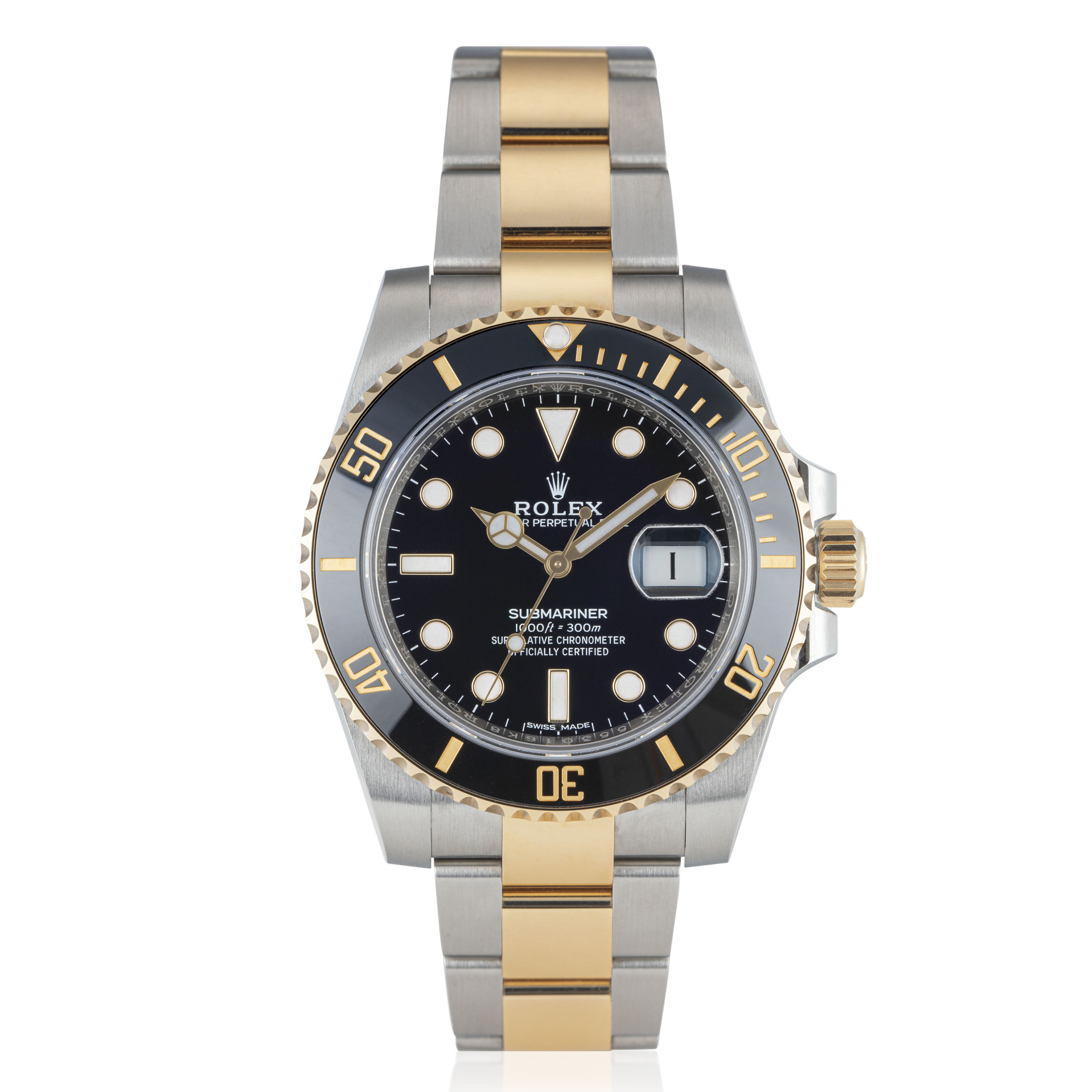 ROLEX, TWO TONE SUBMARINER, REF. 116613LN, | Christie’s