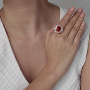 IMPORTANT RUBY AND DIAMOND RING | Christie's