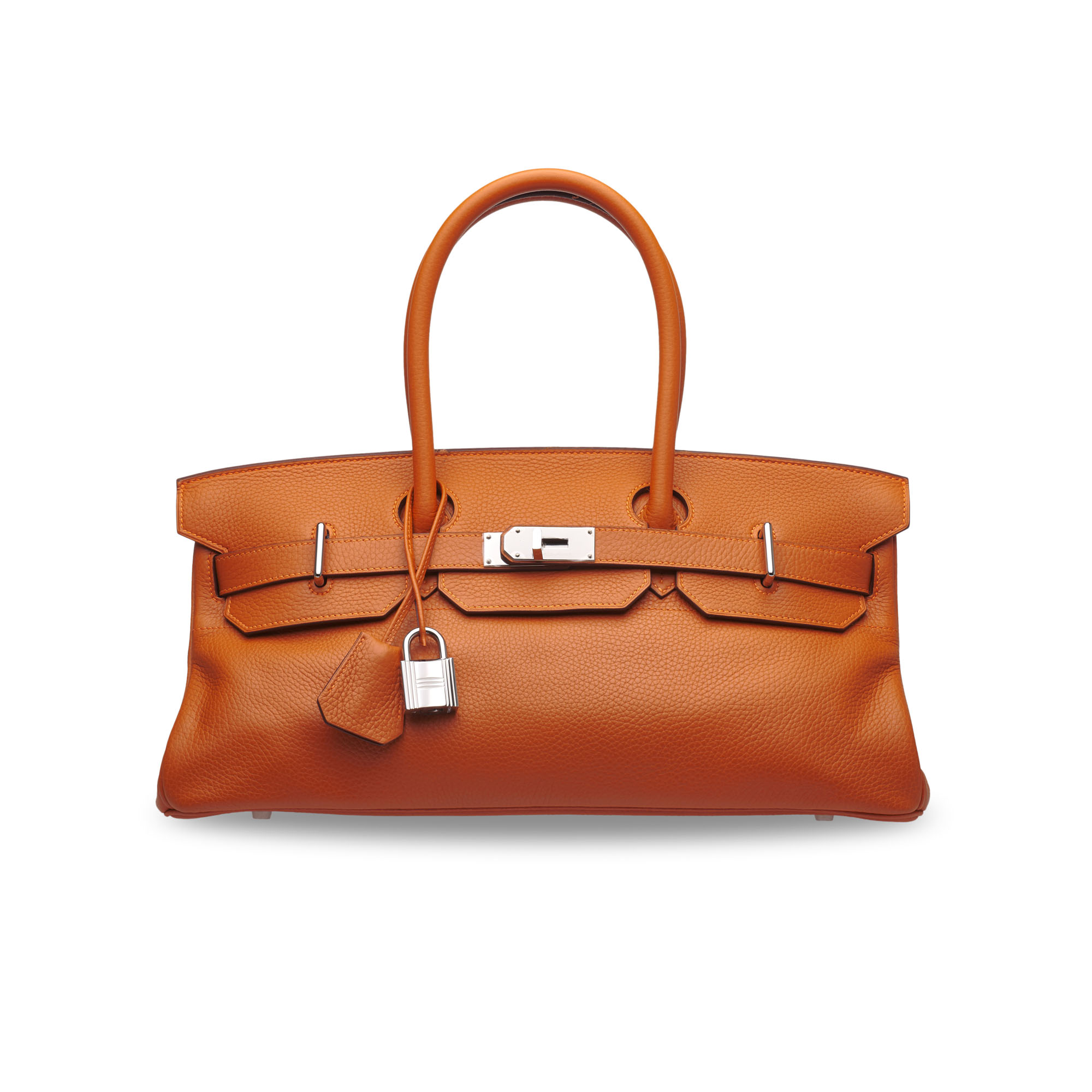 A POTIRON CLÉMENCE LEATHER JPG SHOULDER BIRKIN 42 WITH PALLADIUM ...