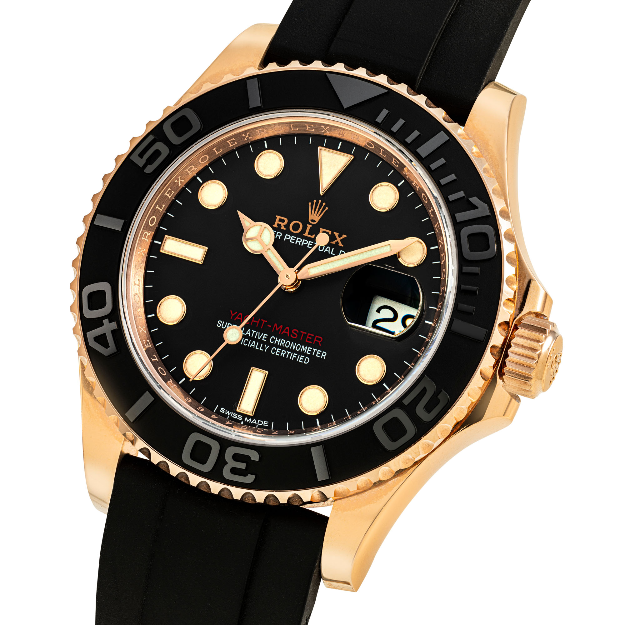 ROLEX, 18K PINK GOLD YACHT MASTER, REF. 116655, | Christie’s