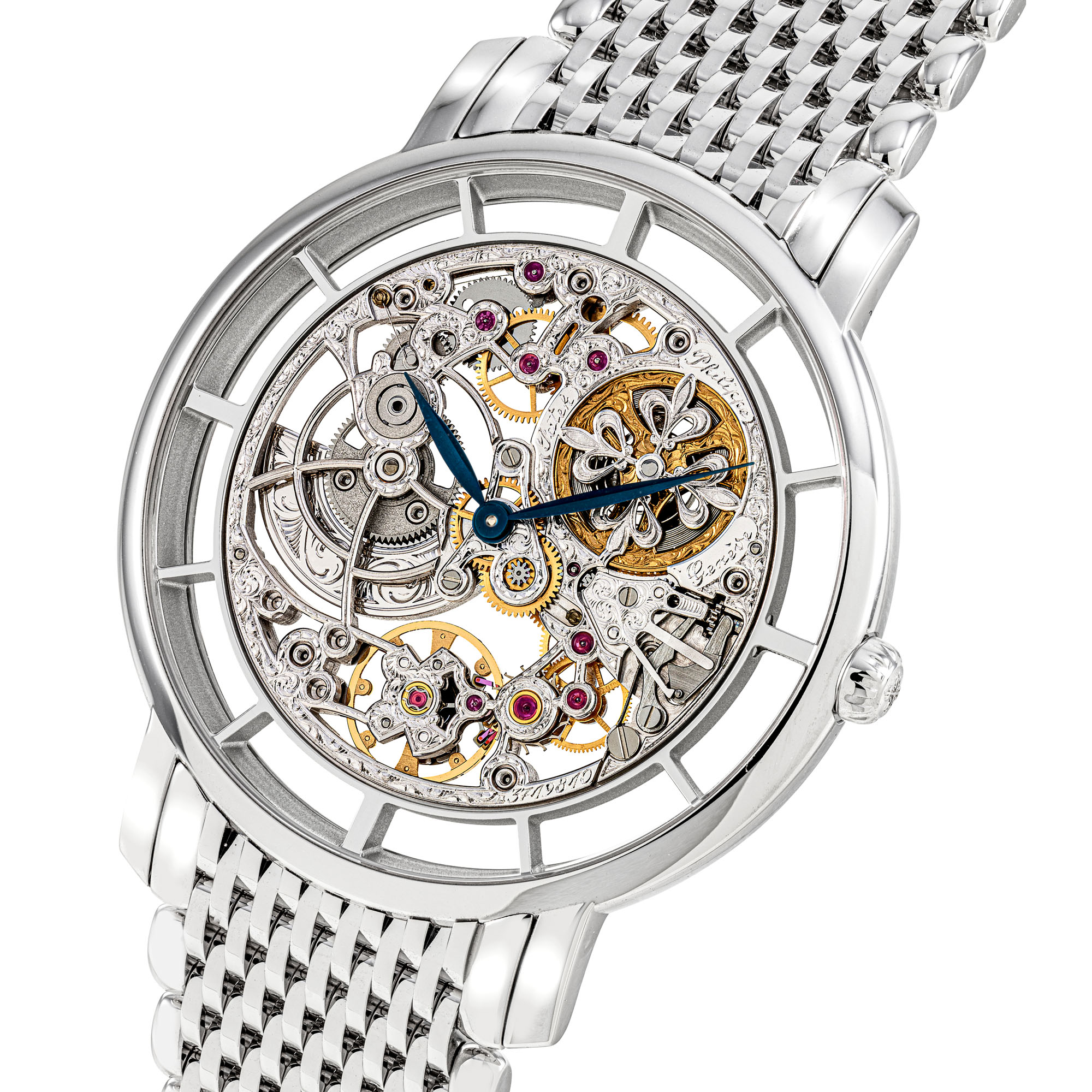 PATEK PHILIPPE, WHITE GOLD SKELETONISED, 5180