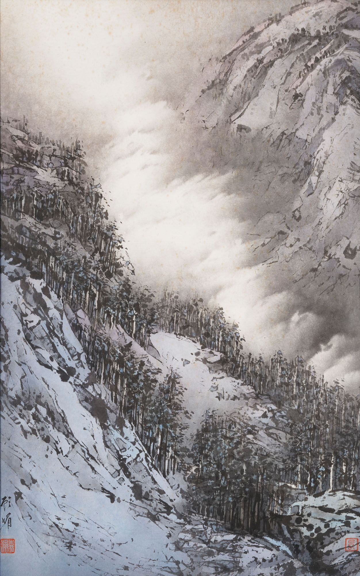 KOO MEI (GU MEI, B. 1929), Purple Snow Mist 1 | Christie’s