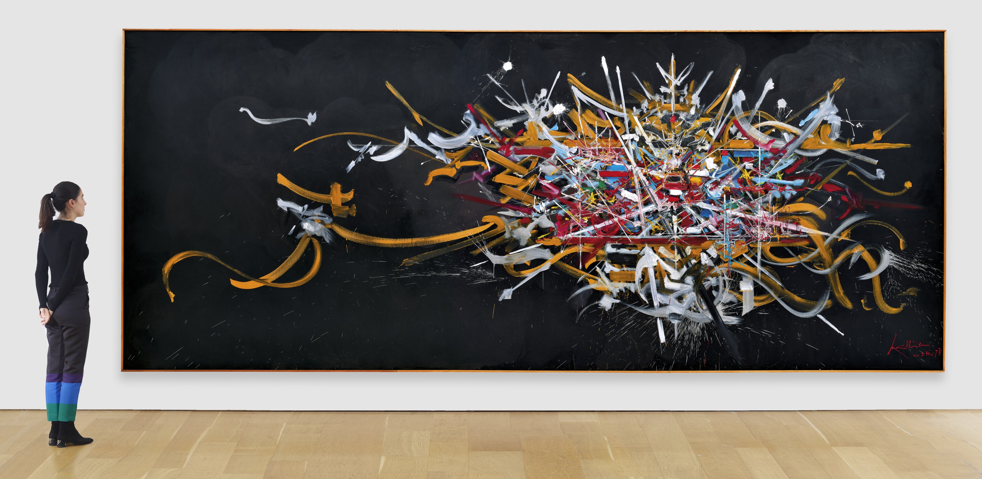 Georges Mathieu Painting