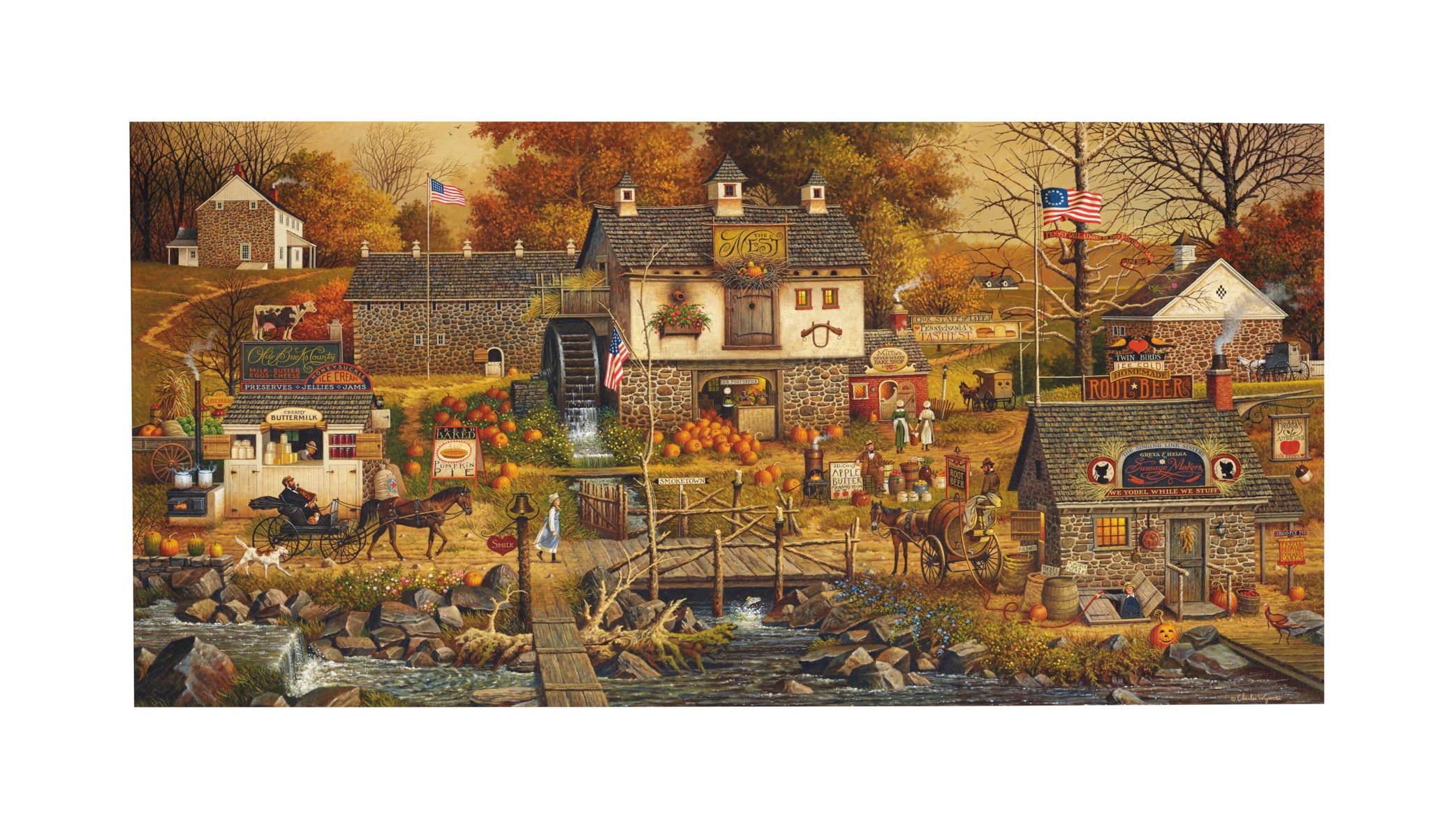 Charles Wysocki (1928-2002), Olde Bucks County | Christie's