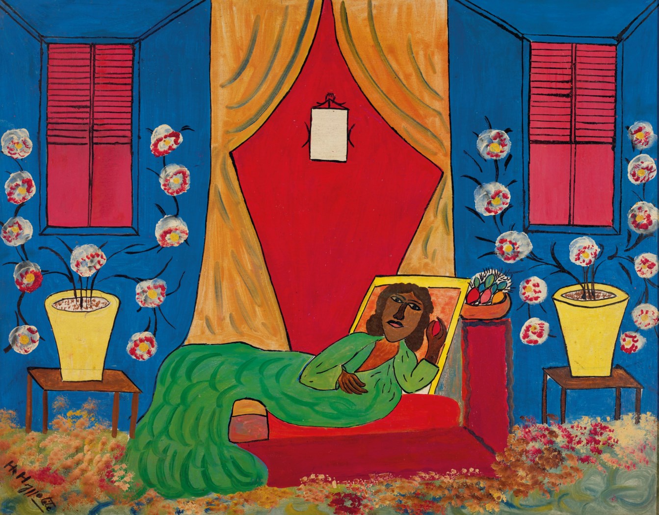 Hector Hyppolite (1894-1948), La Dame en vert - La Sirène | Christie's