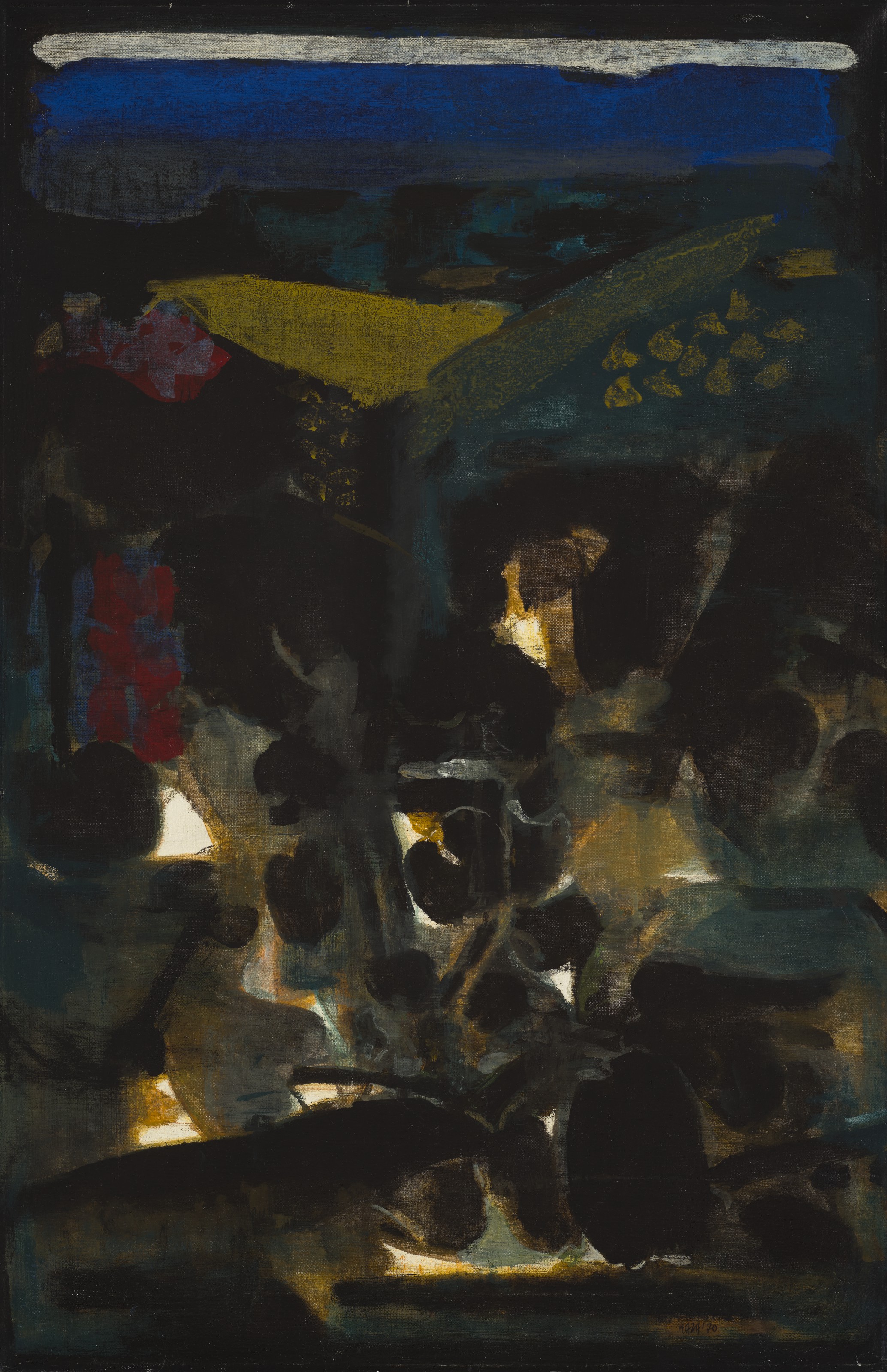 SAYED HAIDER RAZA (1922-2016), Blue Novembre | Christie’s