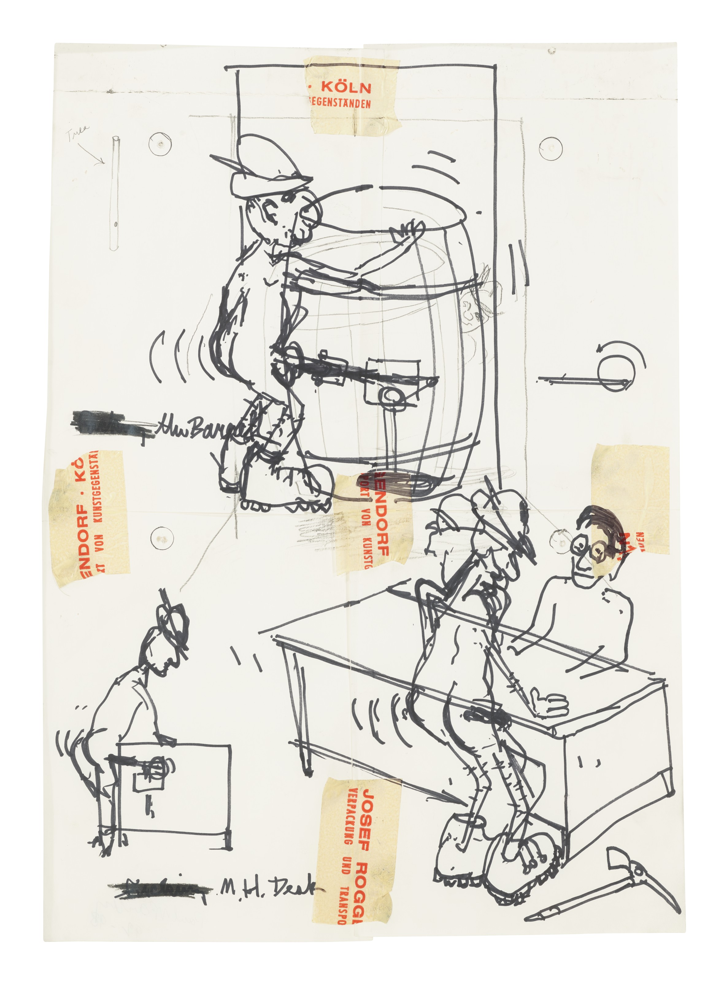 Paul McCarthy (b. 1945), Untitled (Drawing for Alpine Man) | Christie’s