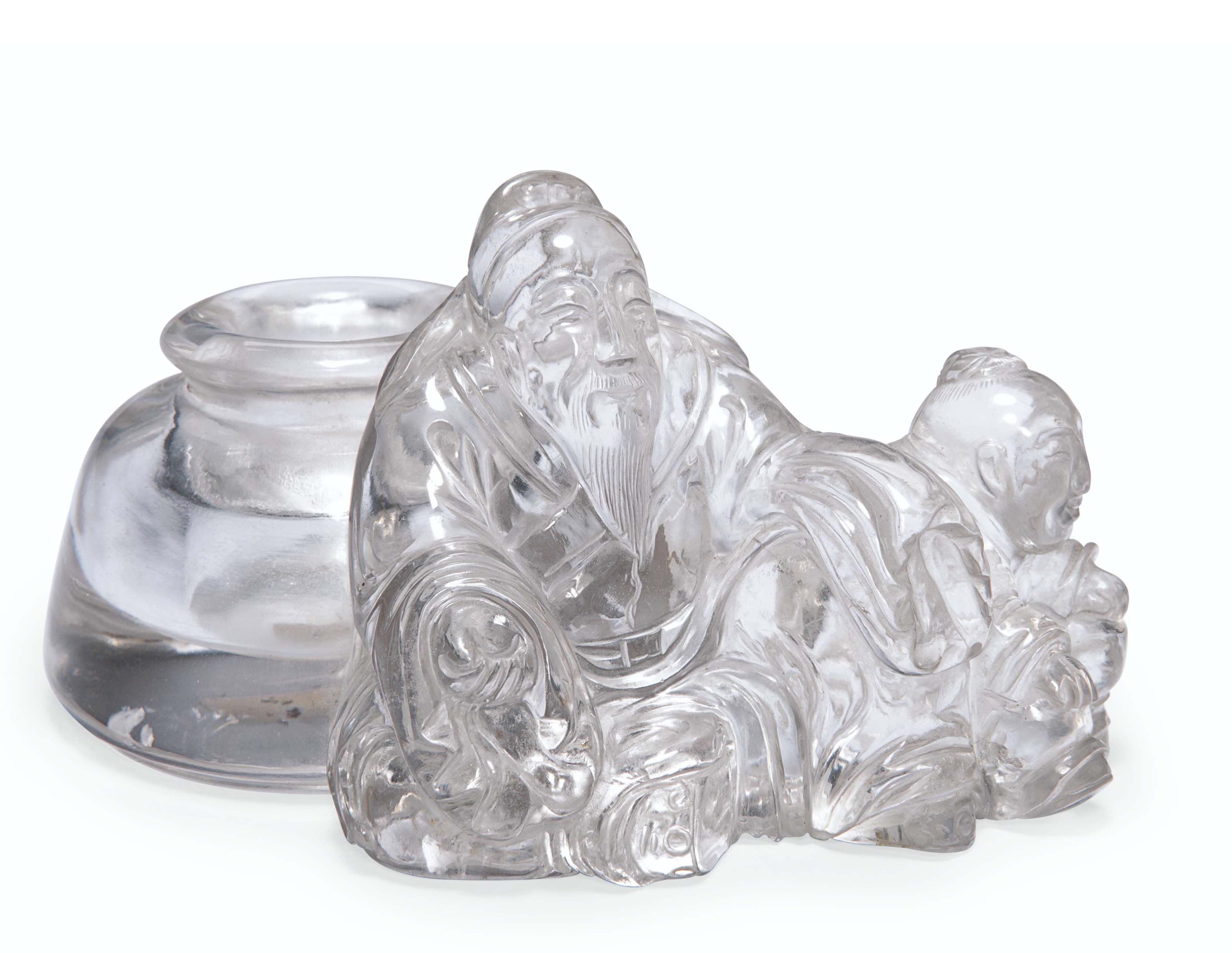 A ROCK CRYSTAL FIGURAL WATER POT, 18TH CENTURY | Christie’s