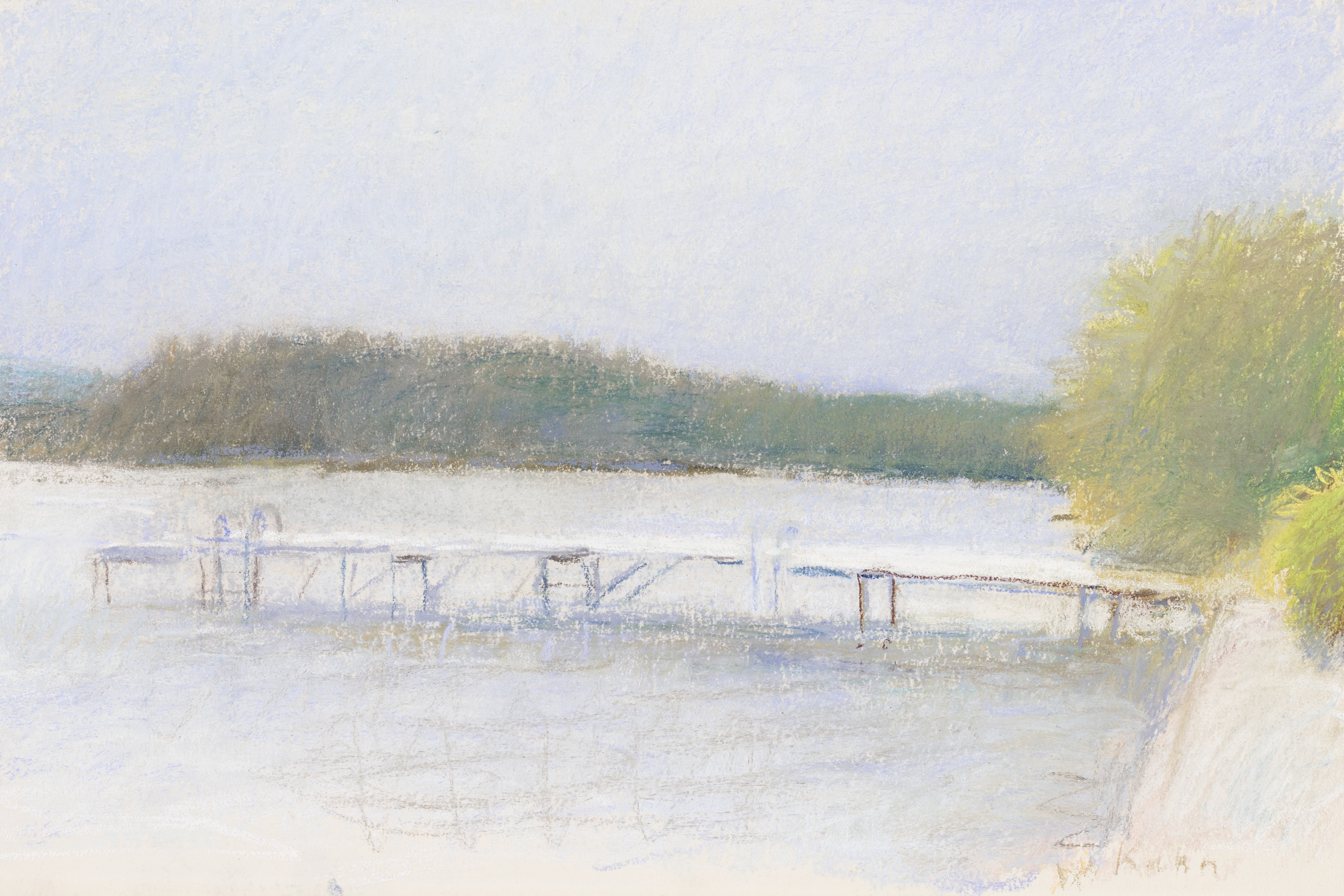 Wolf Kahn (1927-2020), At South Pond | Christie’s
