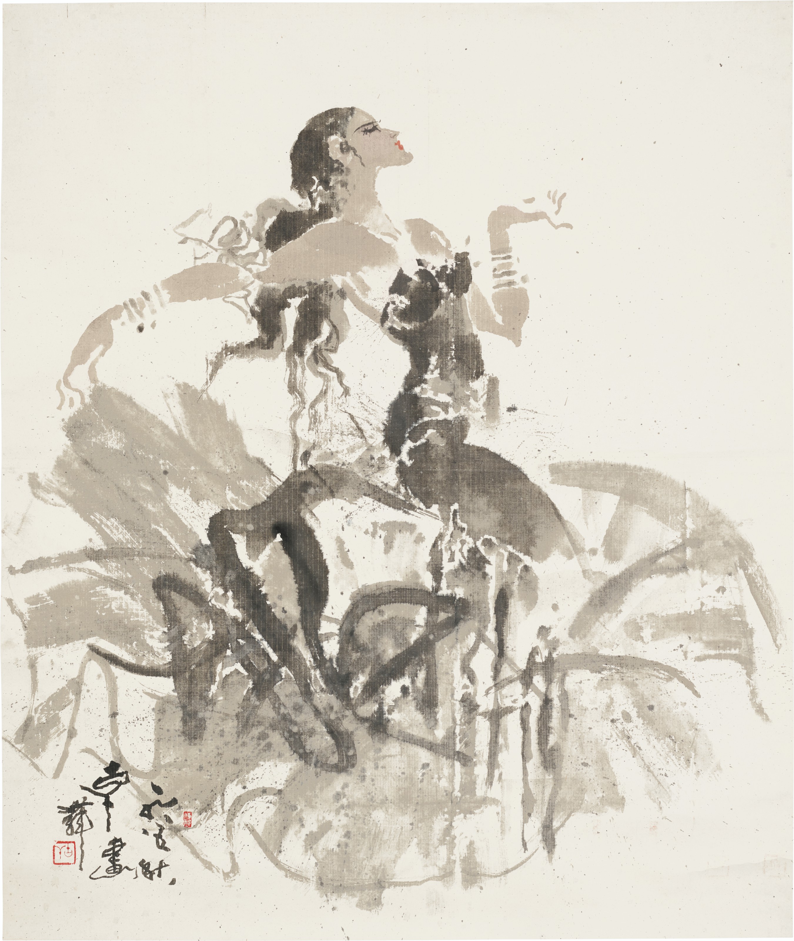 GU GAN (1942-2020), Dancer | Christie’s