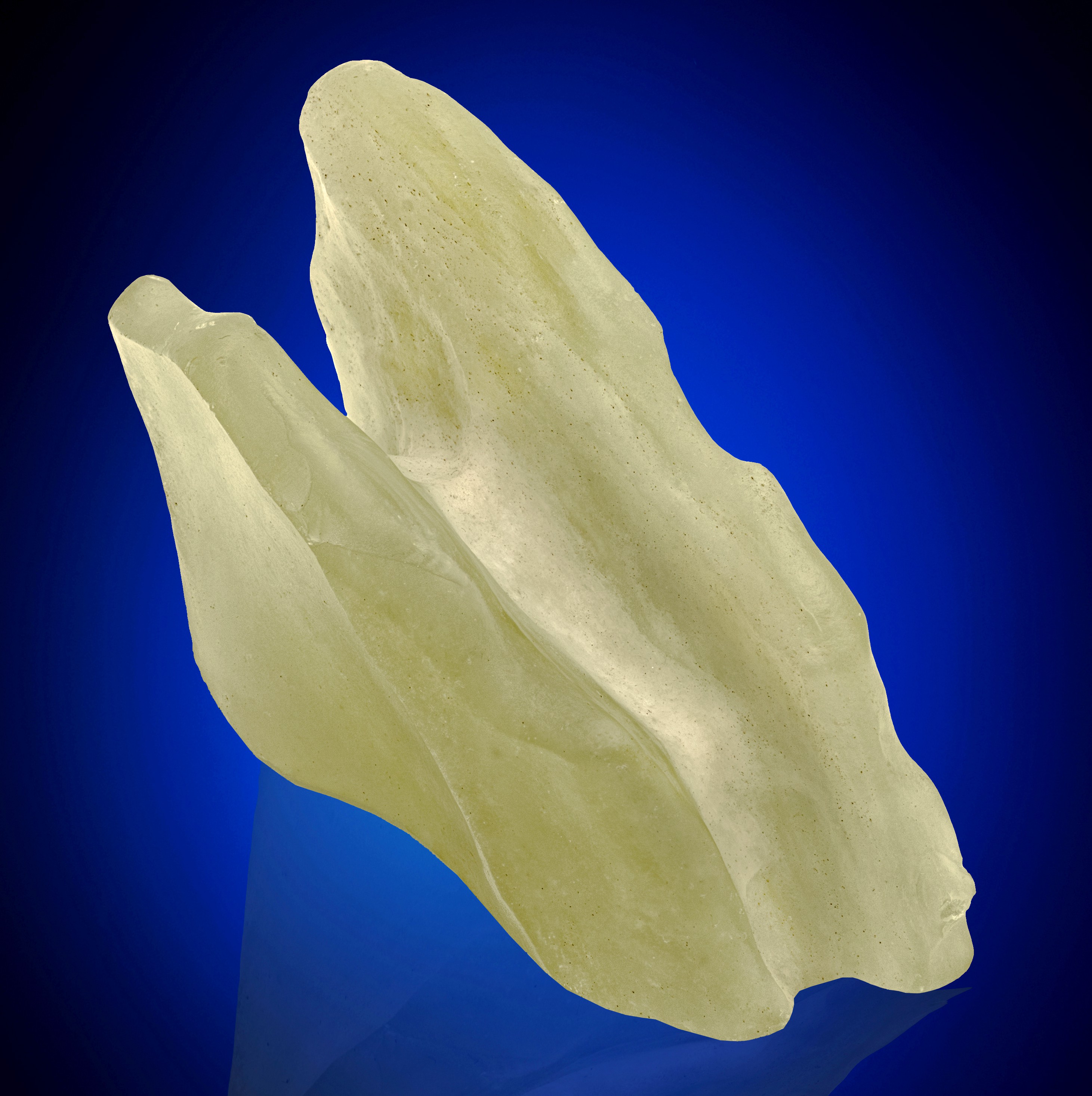Libyan Desert Glass With Uncommon Fluting Impact Glassthe Egyptian Sahara Desert Christies