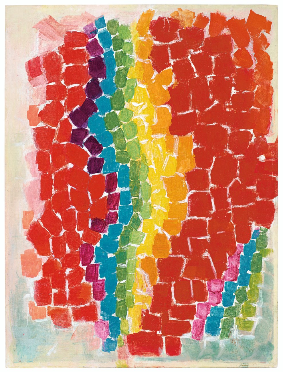 Alma Thomas (1891-1978), Flash of Spring | Christie's