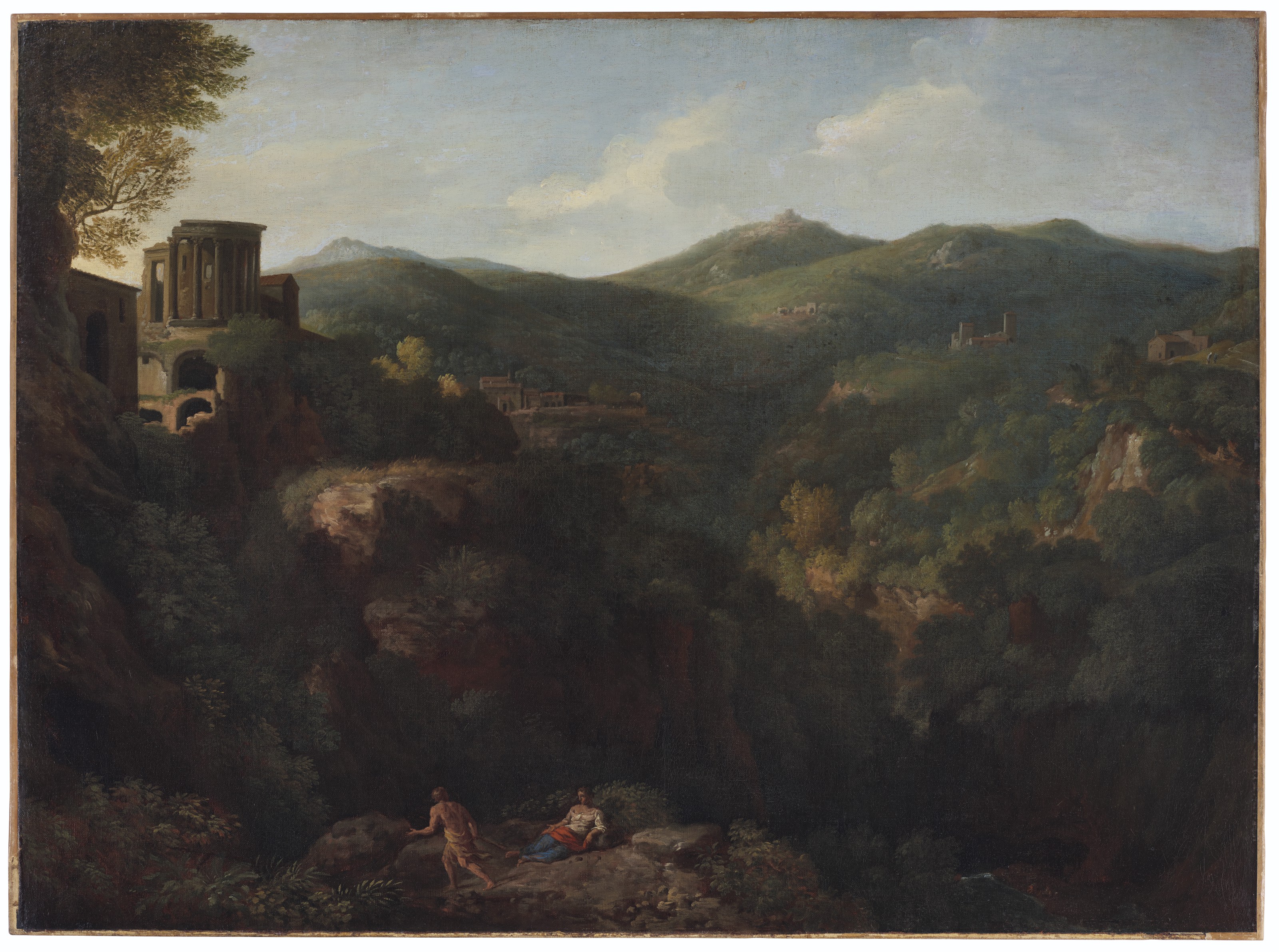 GASPARD DUGHET, CALLED GASPARD POUSSIN (ROME 1615-1675), A view of ...