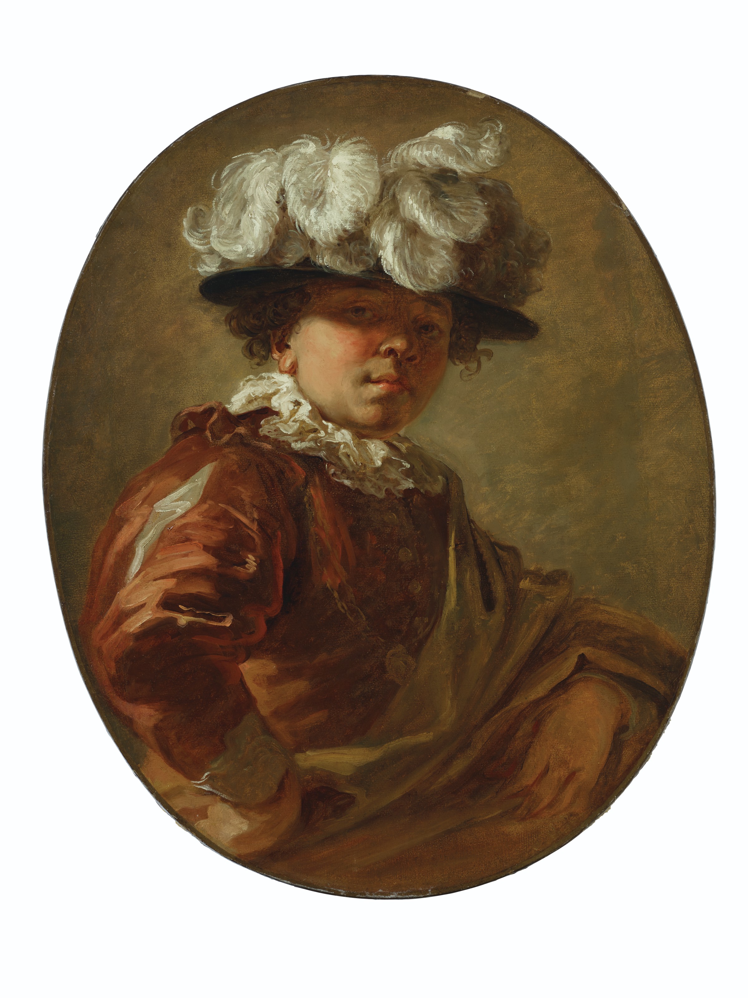 CIRCLE OF JEAN-HONORÉ FRAGONARD (GRASSE 1732-1806 PARIS), Portrait of a ...