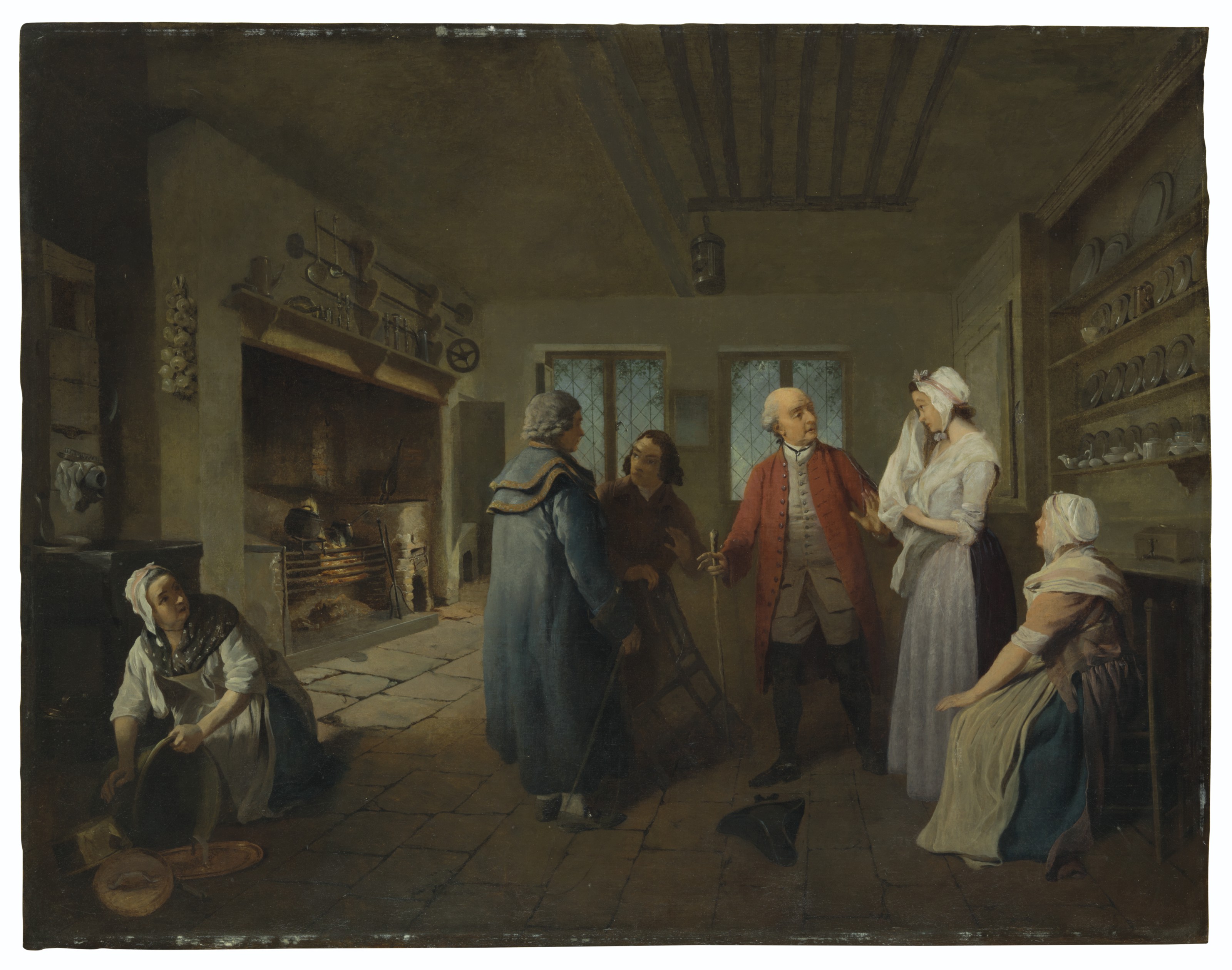 EDWARD BIRD (WOLVERHAMPTON 1772-1819 BRISTOL), The reception in the ...