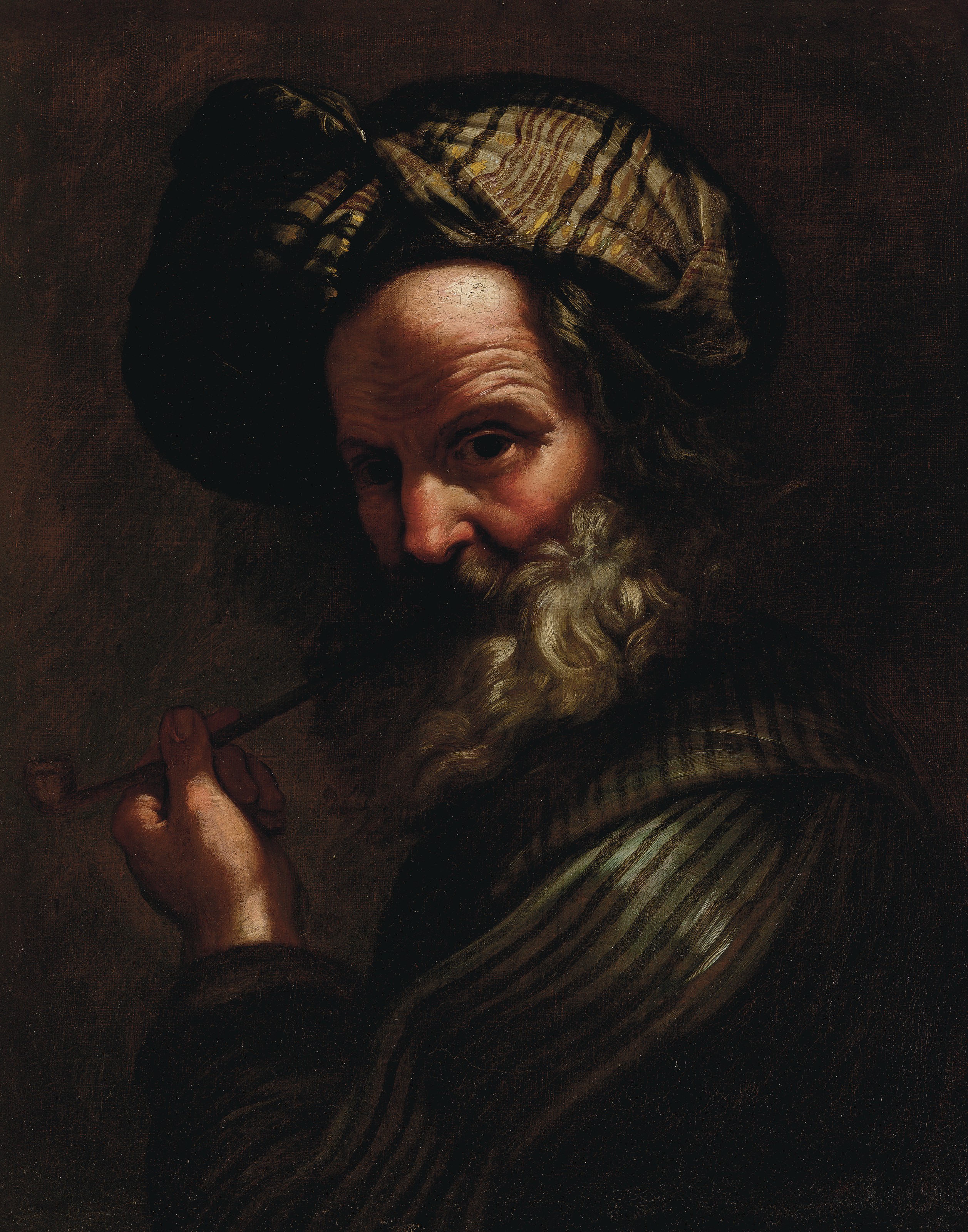 CIRCLE OF BERNARDO STROZZI (GENOA 1581-1644 VENICE), A man in Levantine ...