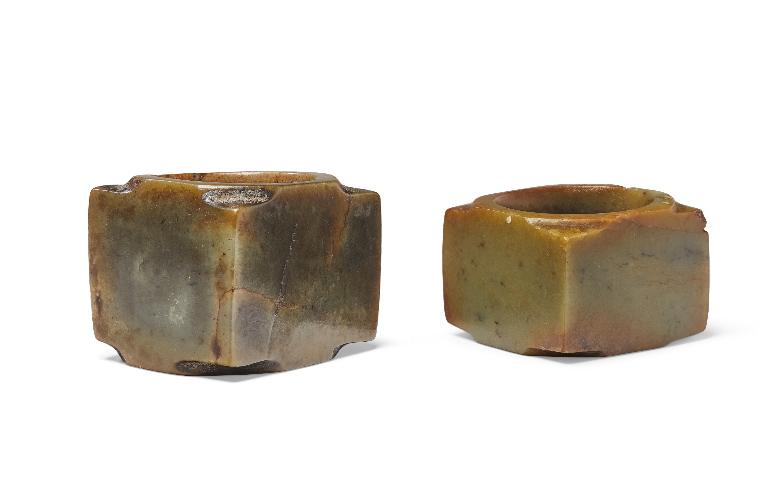 TWO JADE CONG, MING DYNASTY (1368-1644) OR EARLIER | Christie’s