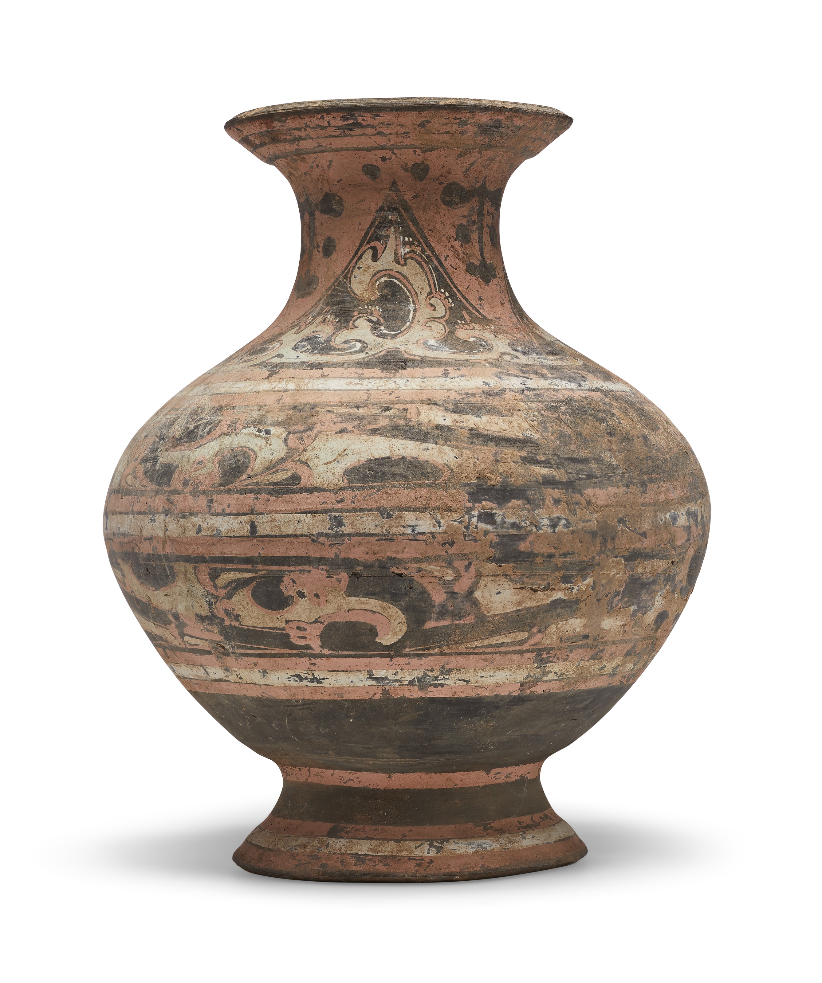A PAINTED POTTERY JAR, HAN DYNASTY (206 BC-AD 220) | Christie’s
