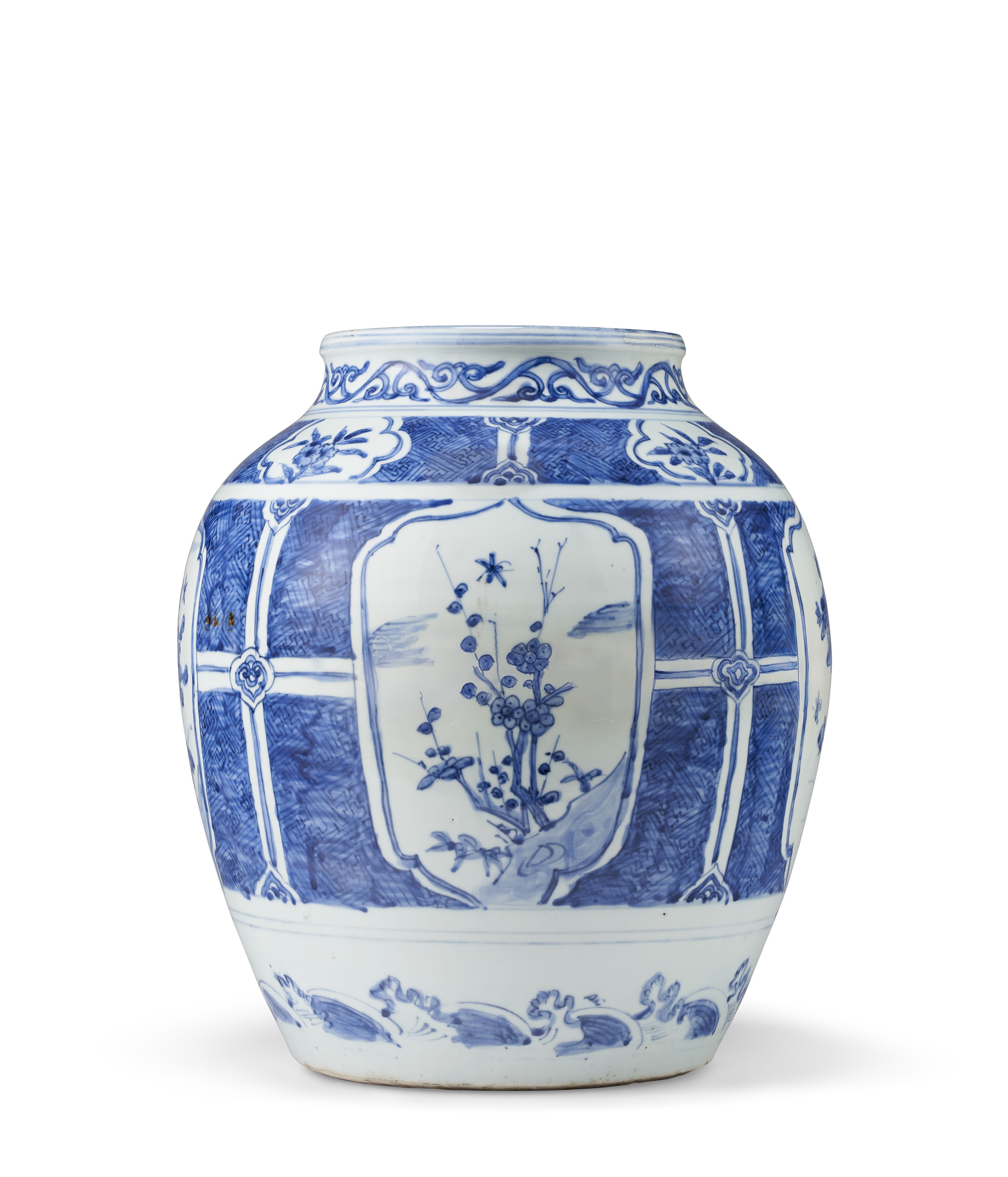 A LARGE BLUE AND WHITE JAR, LATE MING DYNASTY | Christie’s