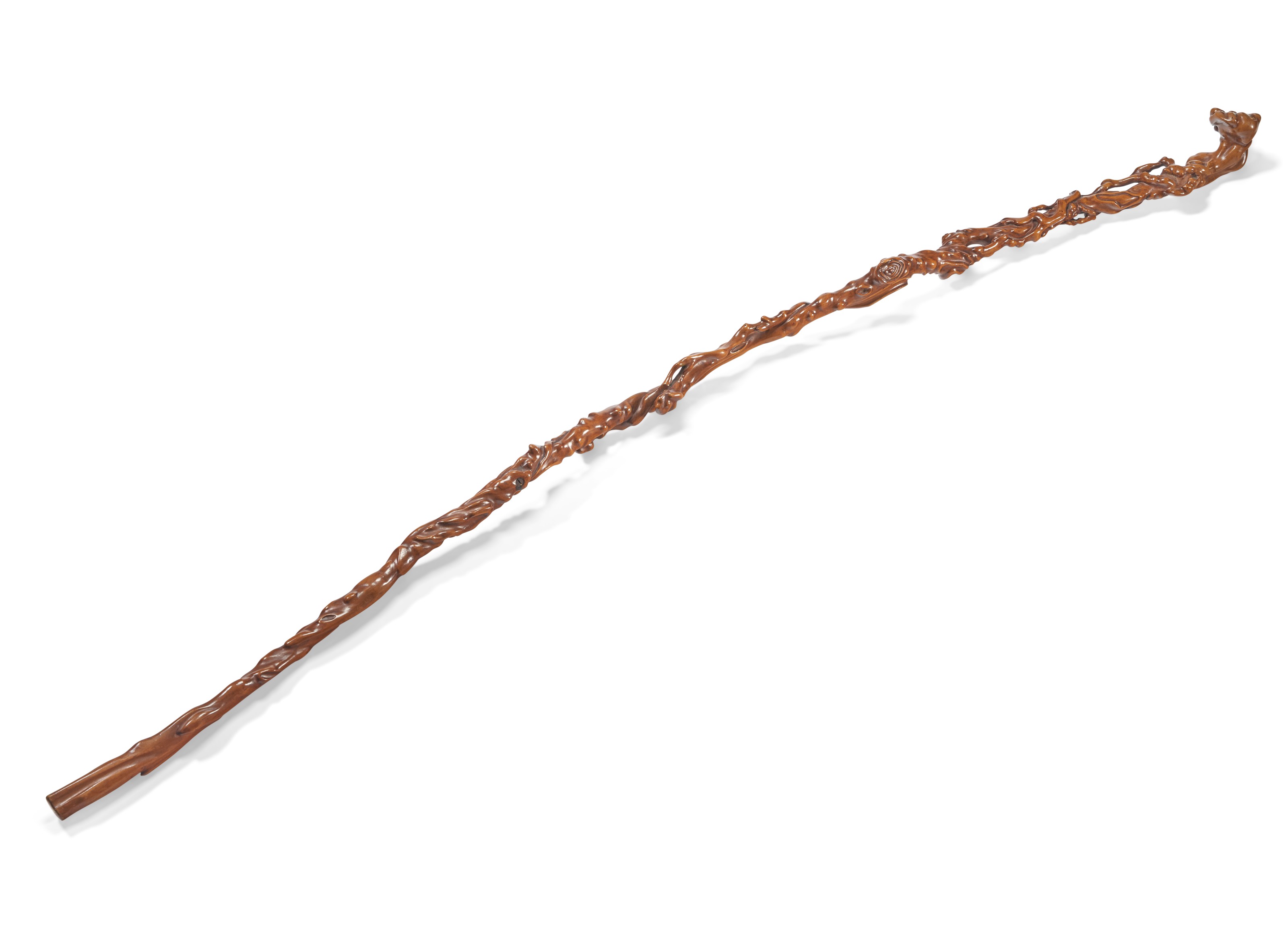 A LONG ROOTWOOD SCEPTER, 18TH CENTURY | Christie’s