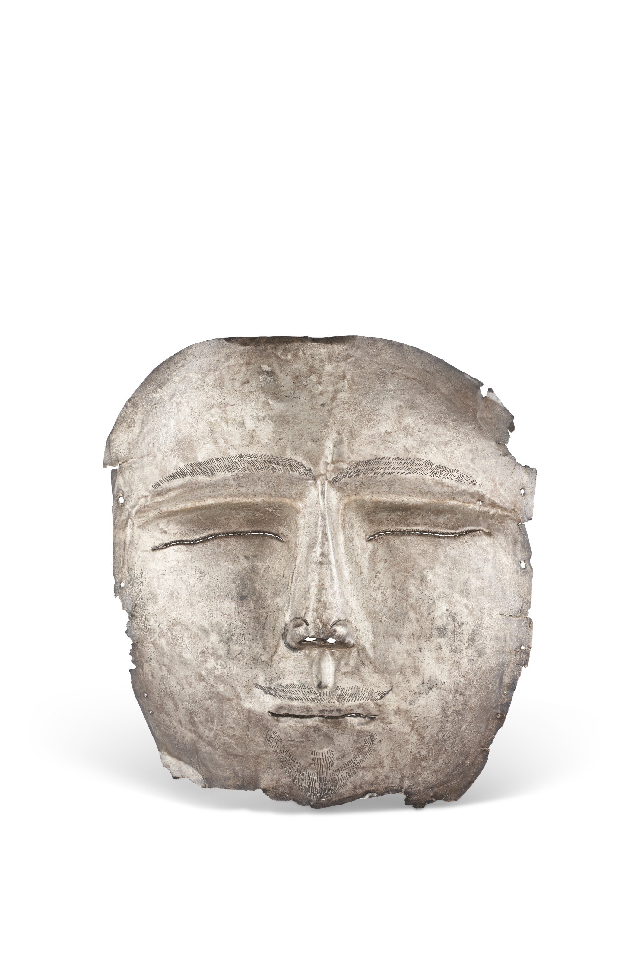 A SILVER FUNERARY MASK, LIAO DYNASTY (907-1125) | Christie’s