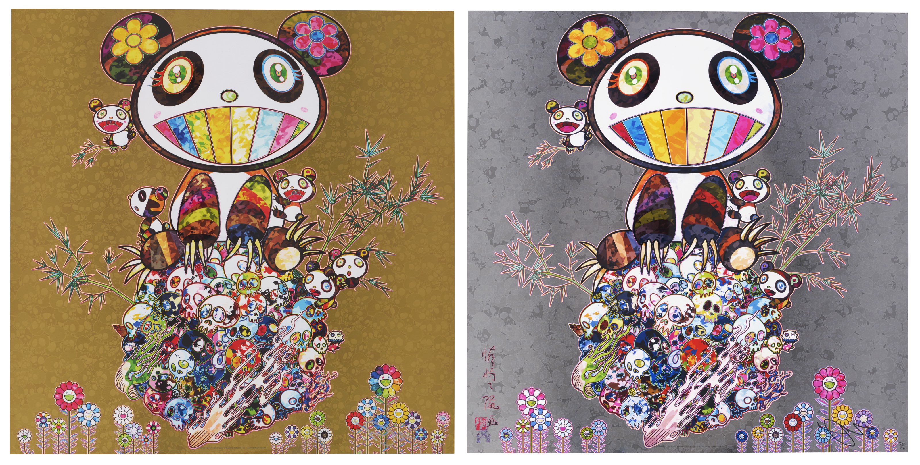 TAKASHI MURAKAMI (B. 1962), Panda Family; & Panda & Panda Cubs | Christie’s