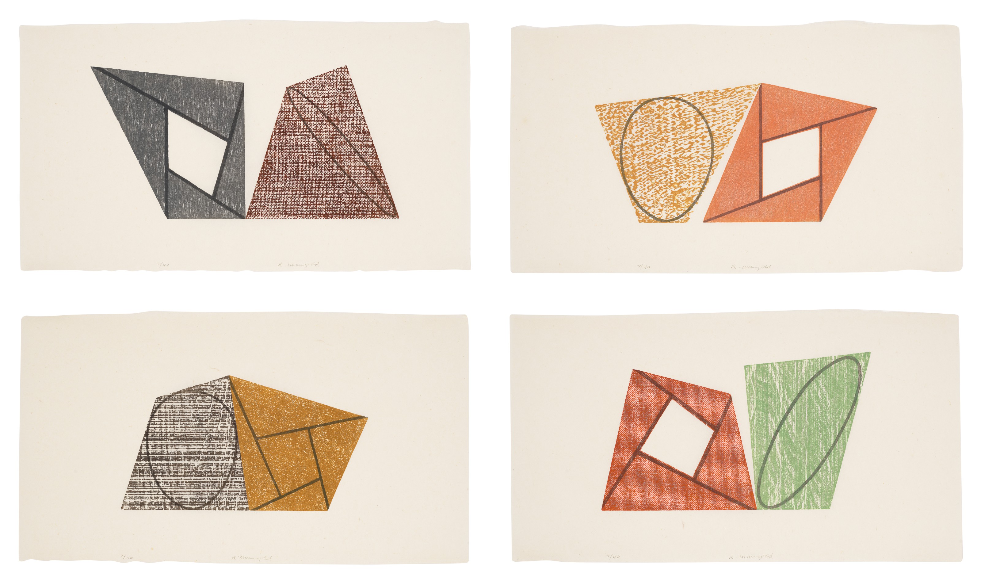 ROBERT MANGOLD (B. 1937), Untitled 1989 | Christie’s