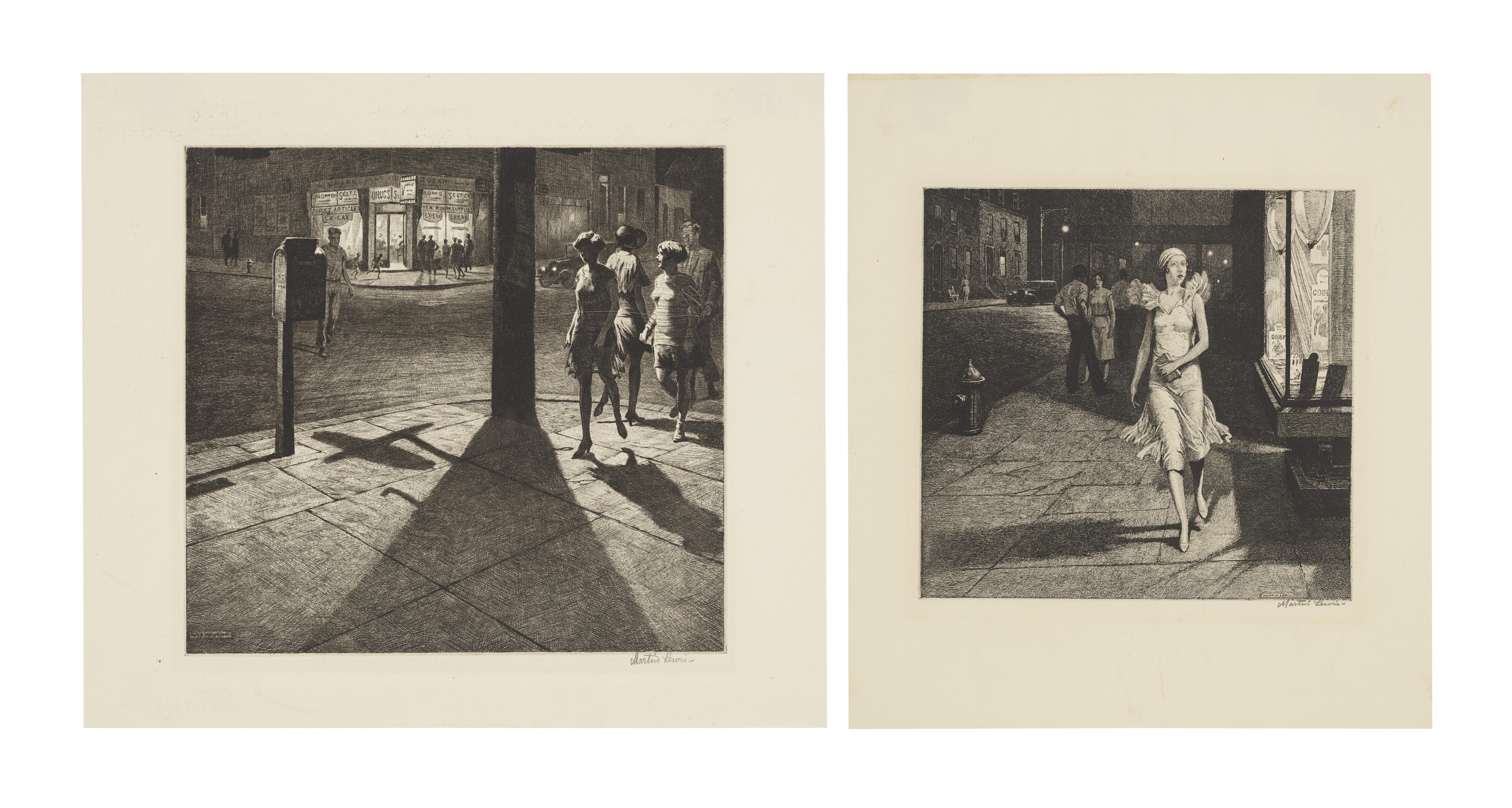 MARTIN LEWIS (1881-1962), Night in New York | Christie’s