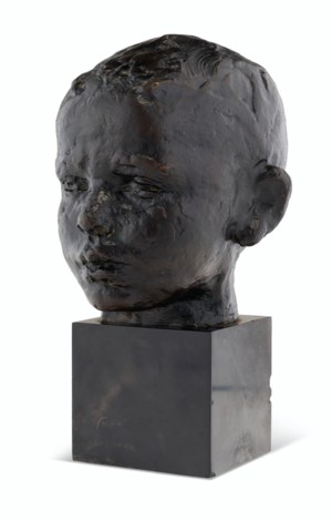 Auguste Rodin (1840-1917), Tête de jeune enfant dit aussi "enfant de ...