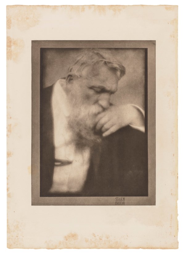 EDWARD STEICHEN (1879–1973), Portrait of Auguste Rodin, c. 1907 ...