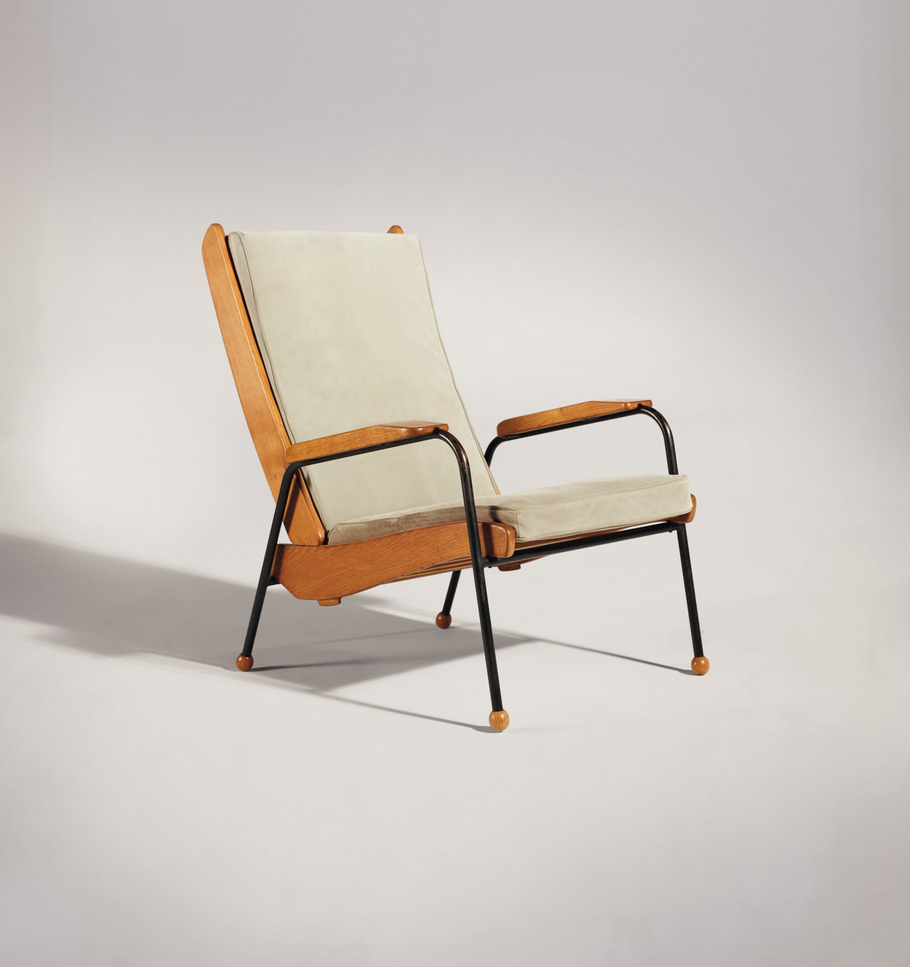 JEAN PROUVÉ (1901-1984), 'Visiteur' Lounge Chair, model no. FV 11 ...