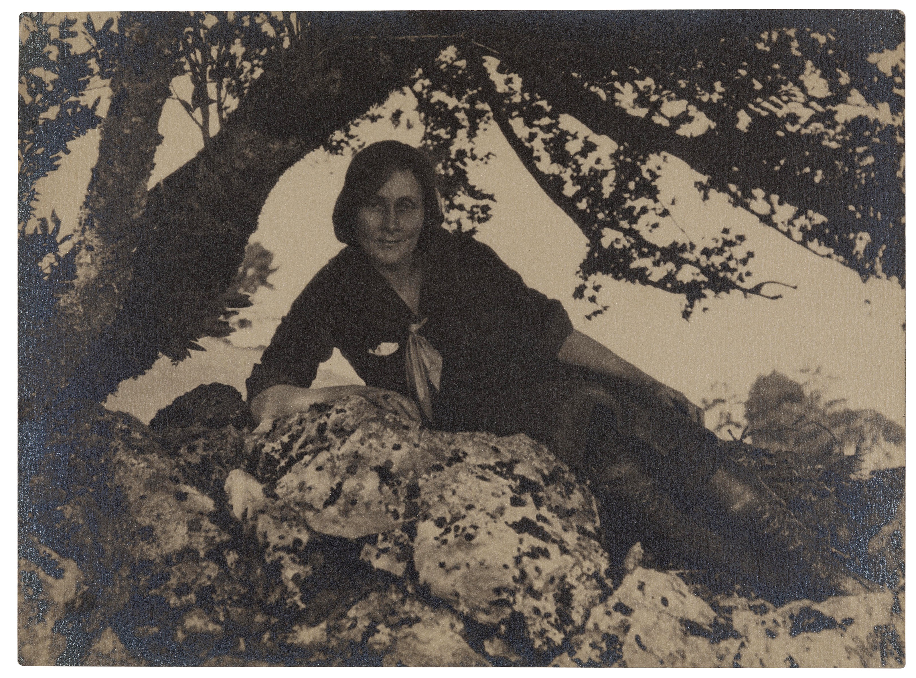 ANNE BRIGMAN (1869–1950), Untitled (Woman seated under tree), 1912 ...