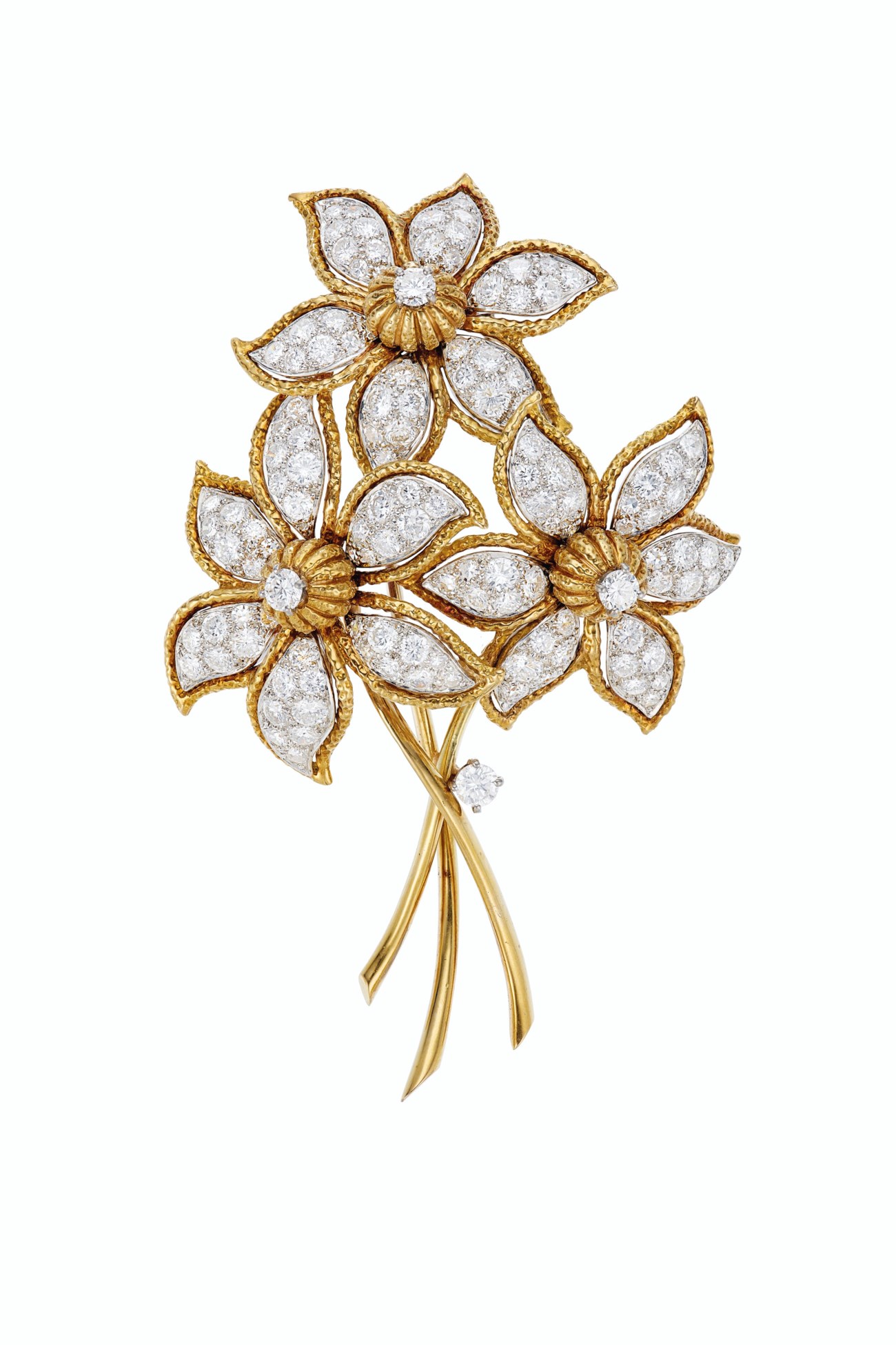 DIAMOND BROOCH, VAN CLEEF & ARPELS | Christie's