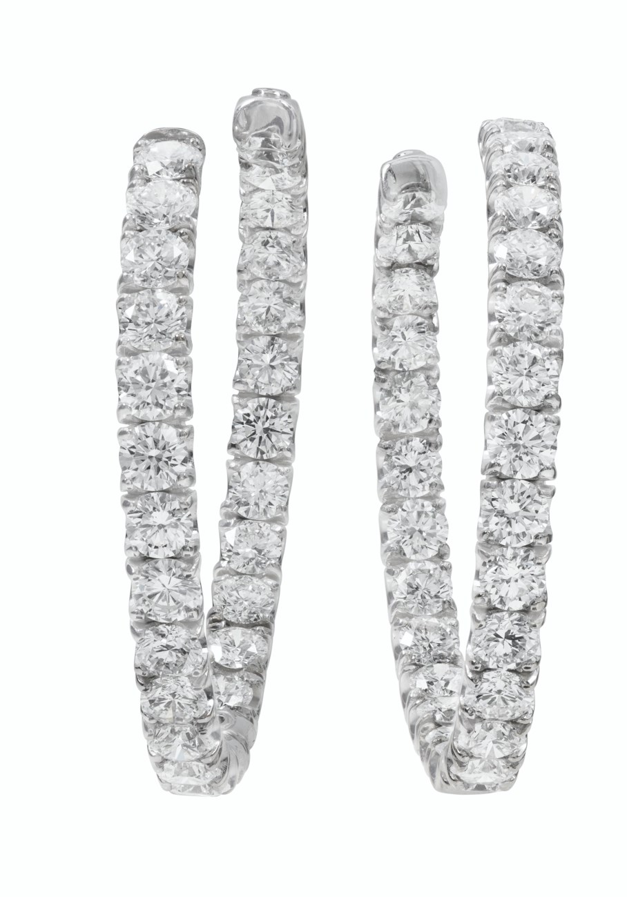 DIAMOND HOOP EARRINGS, GRAFF | Christie's