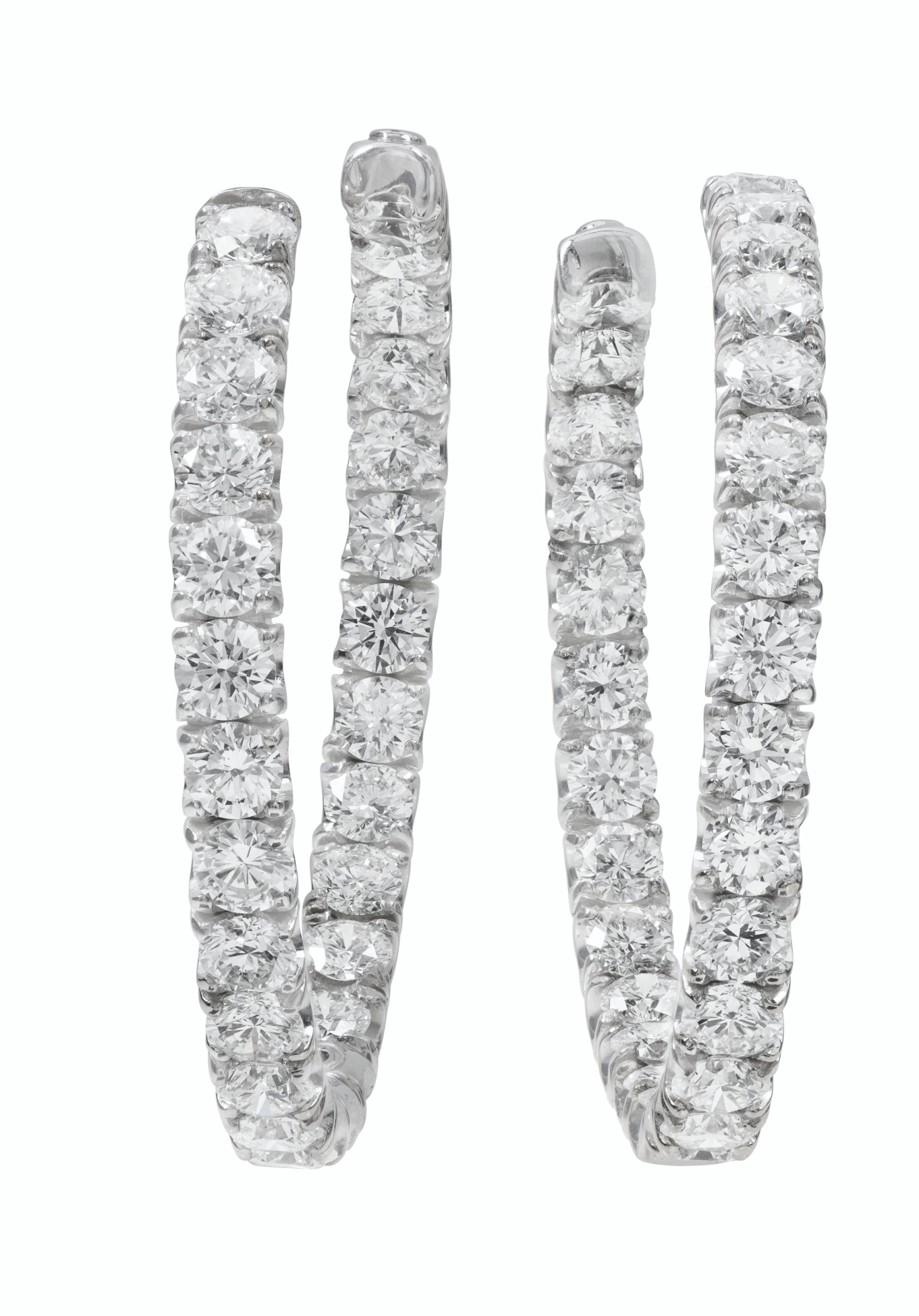 DIAMOND HOOP EARRINGS, GRAFF | Christie's