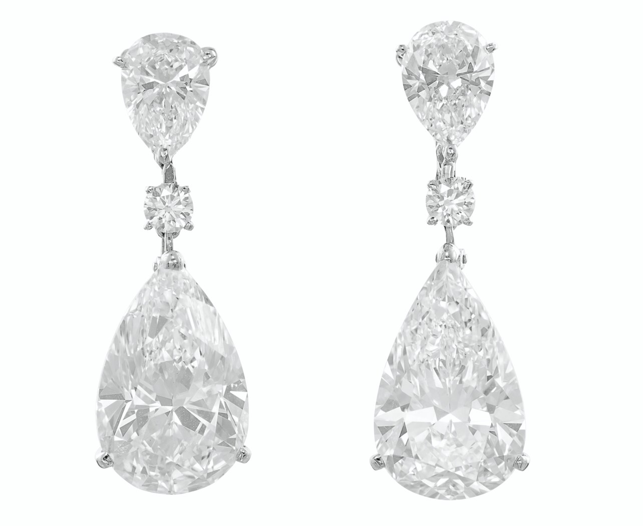 DIAMOND EARRINGS, MOUSSAIEFF